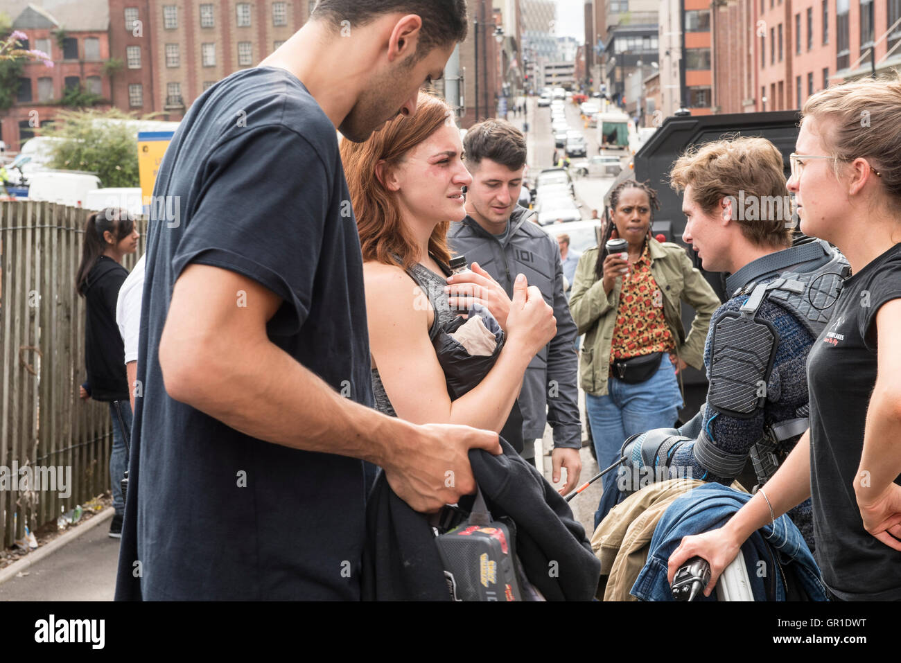 Movie filming actors 2016 hi-res stock photography and images - Alamy