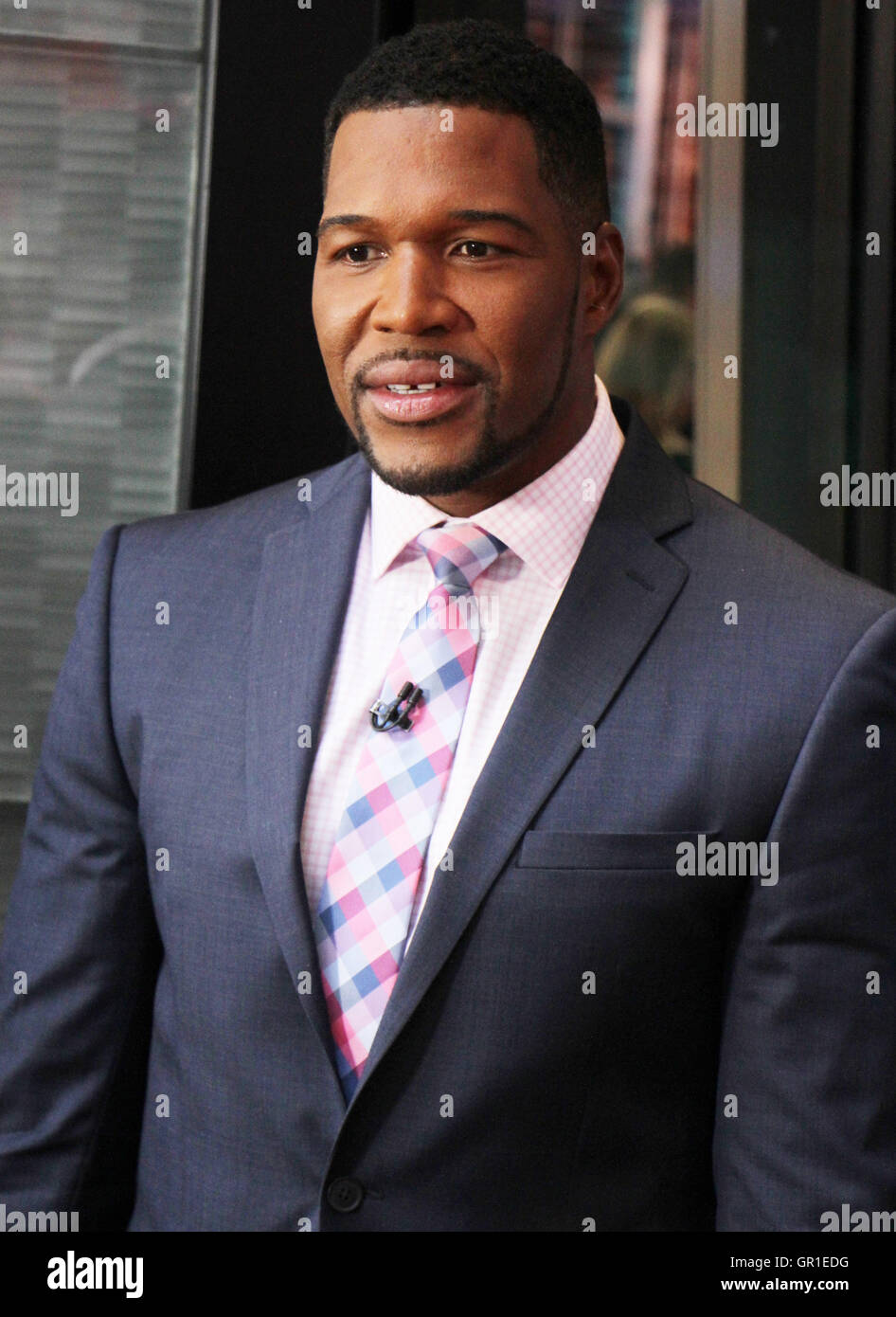 New York, USA. 6th September, 2016. Michael Strahan first day co ...