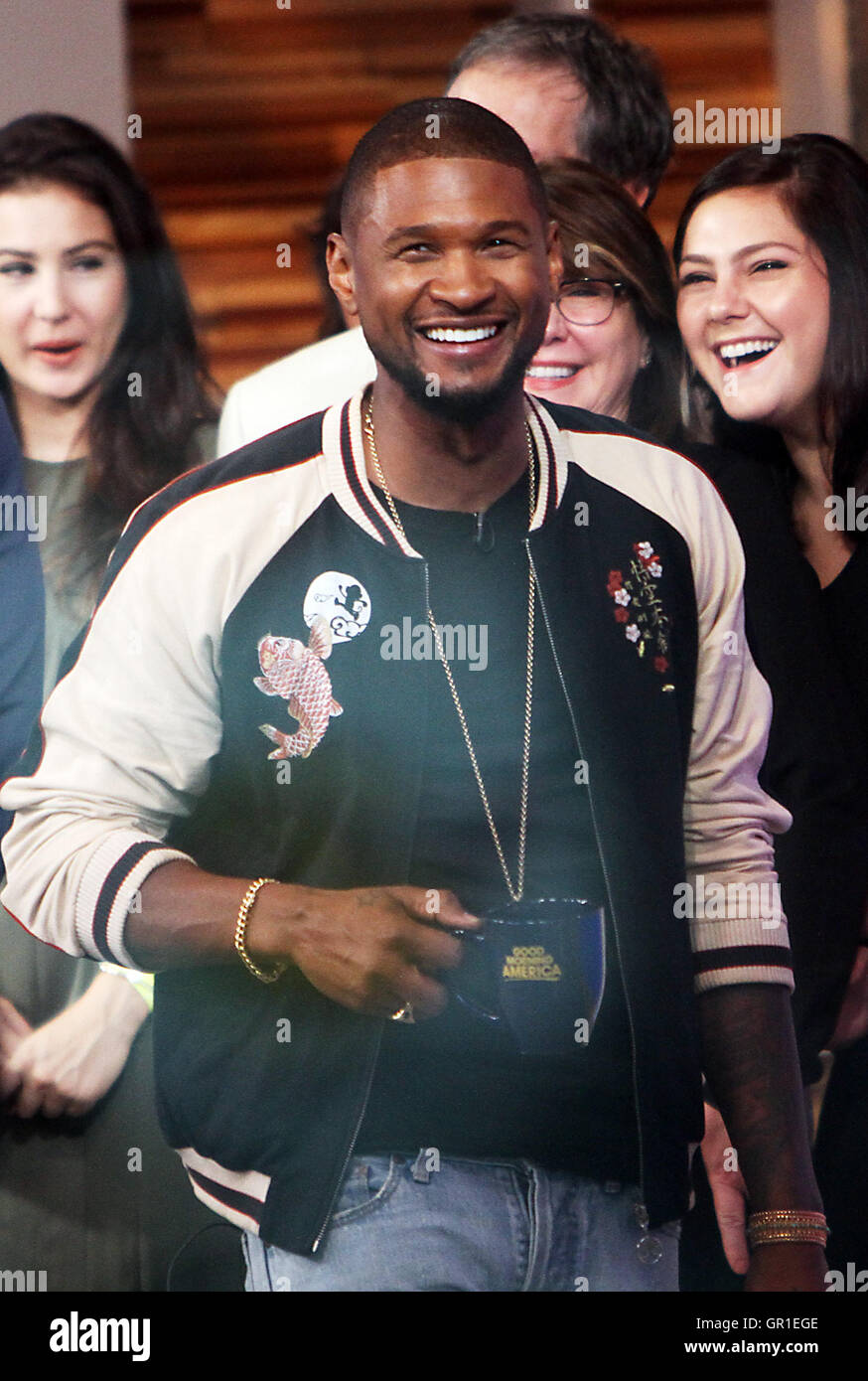 New York, USA. 6th September, 2016. Usher at Good Morning America in ...