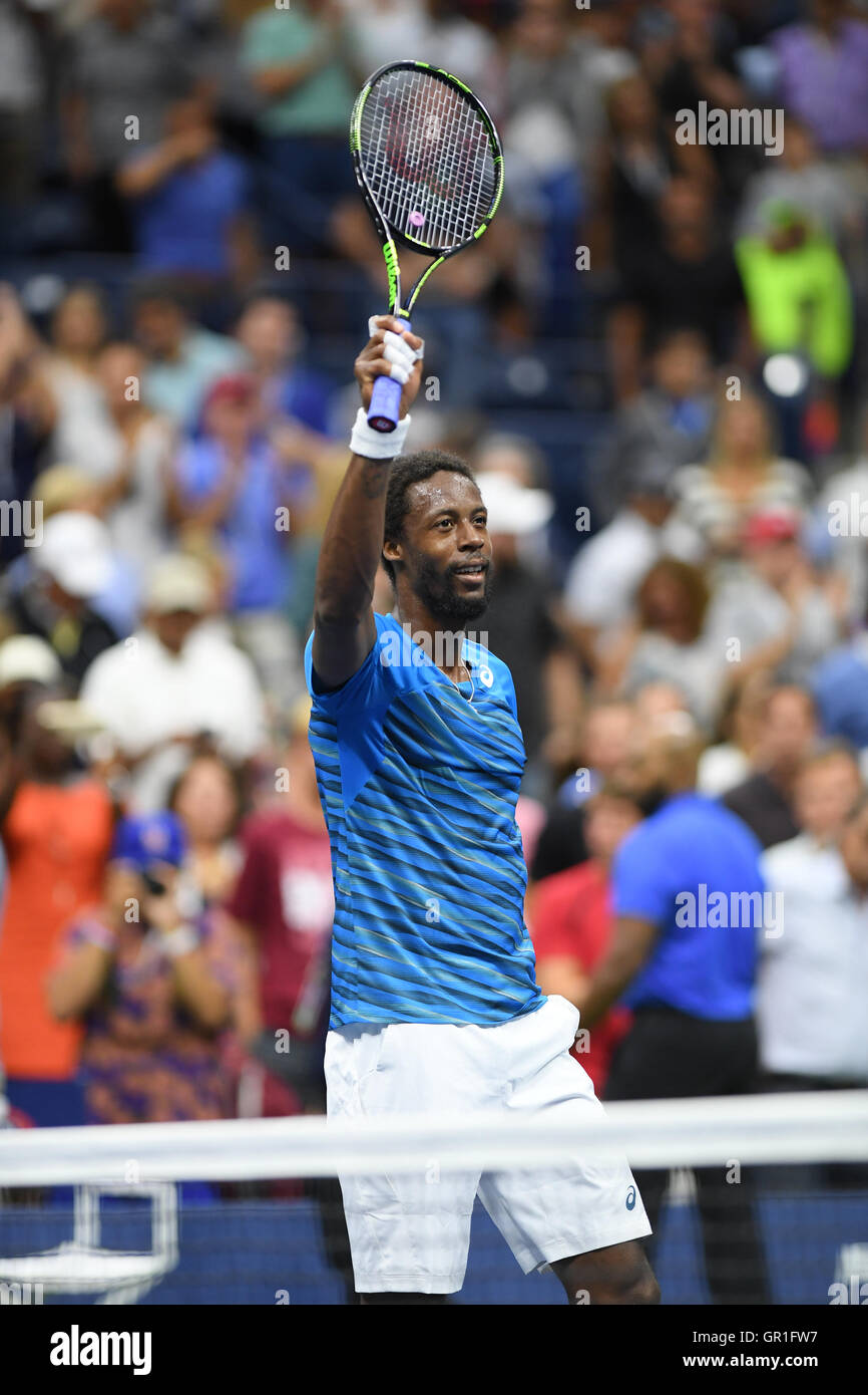 Flushing Meadows, New York, USA. 6th September, 2016. Gael Monfils Vs ...