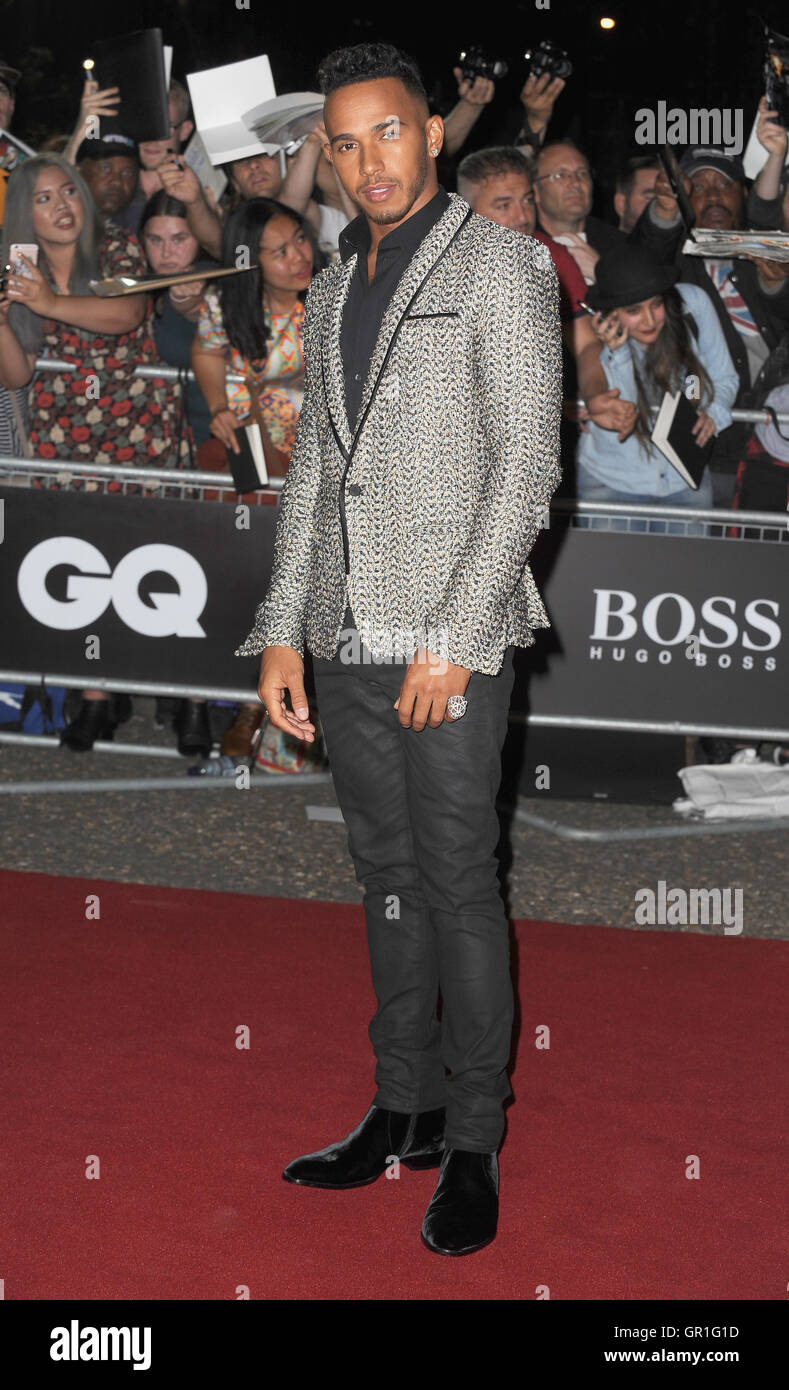 London, UK. 6th Sep, 2016. Lewis Hamilton attends the GQ Men Of ...
