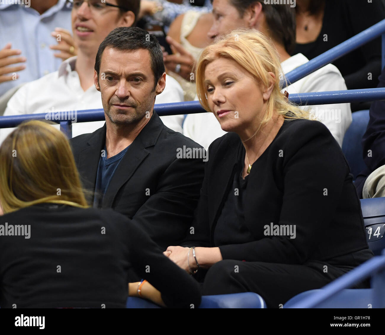 Flushing Meadows, New York, USA. 6th September, 2016. Hugh Jackman and ...