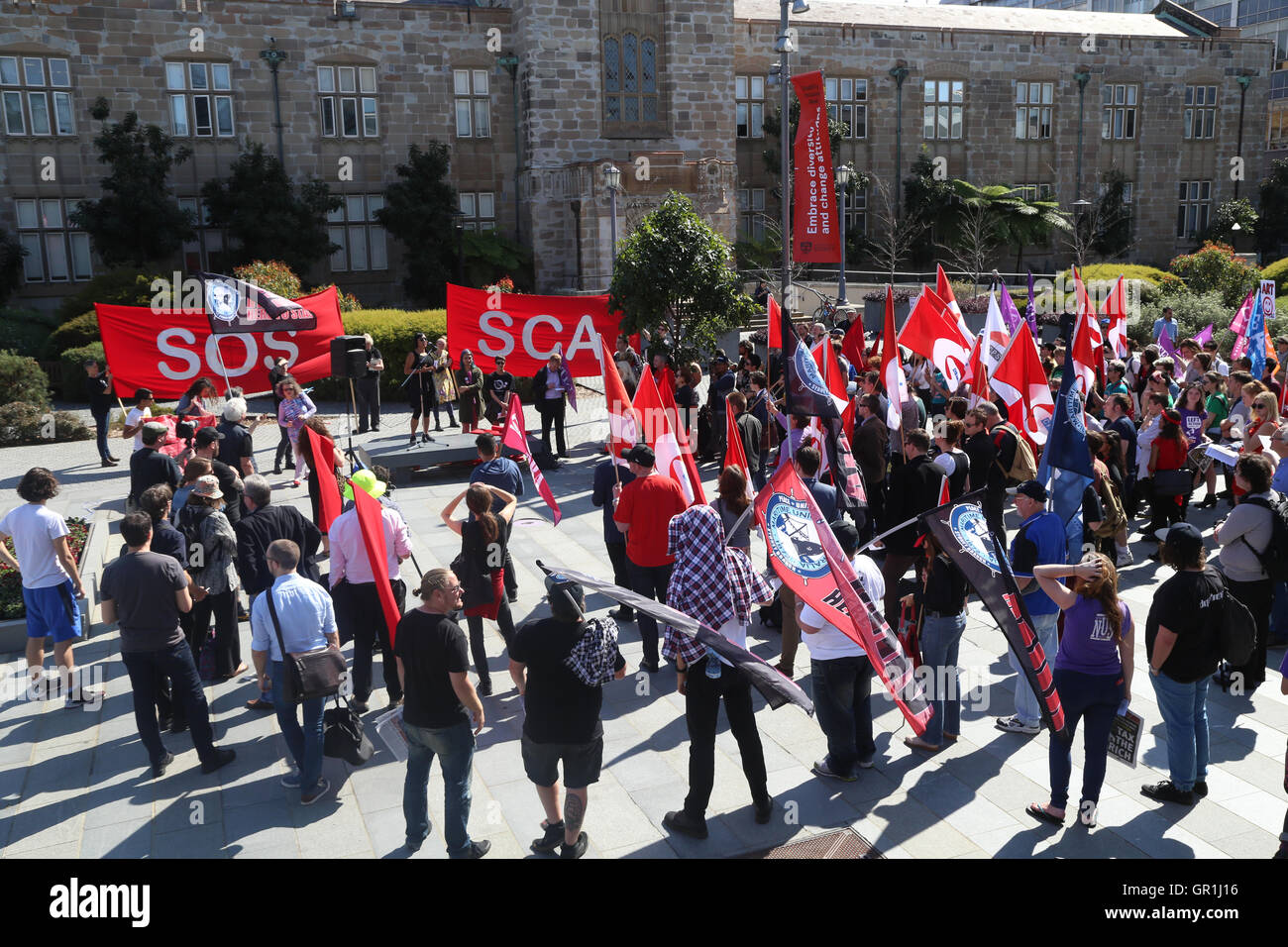 Sydney, Australia. 7 September 2016. Protesters assembled outside the ...