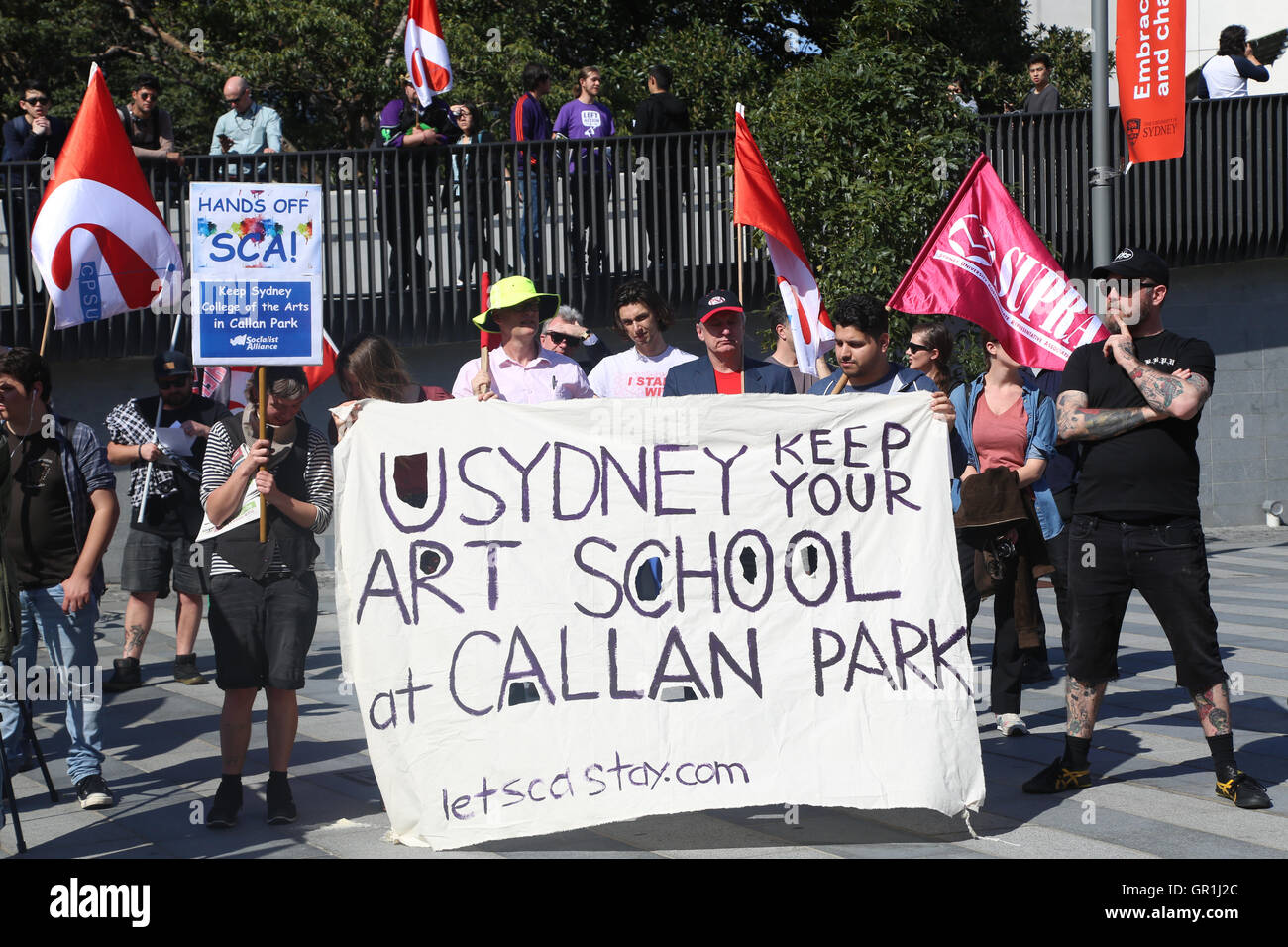 Sydney, Australia. 7 September 2016. Protesters assembled outside the ...