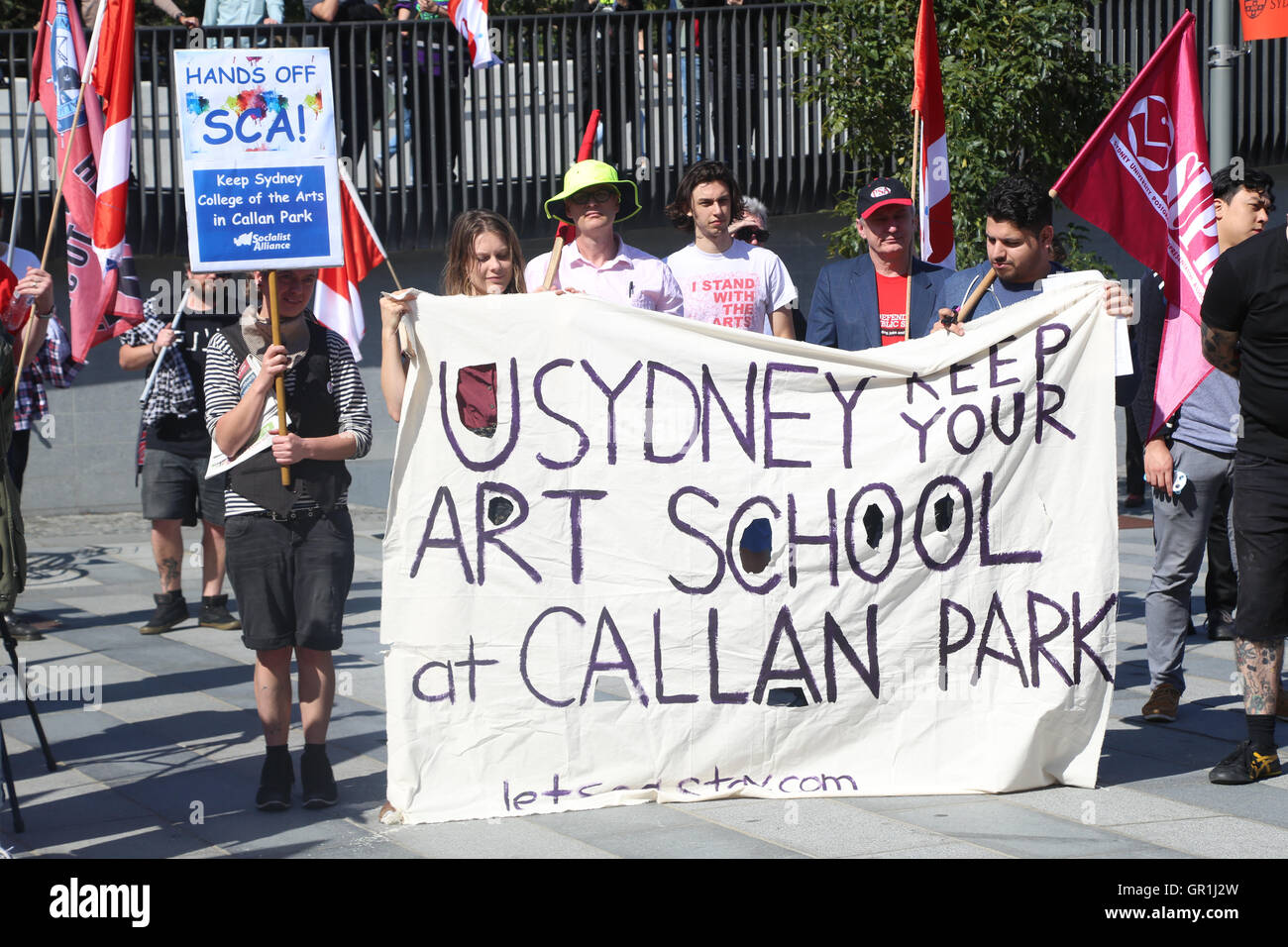 Sydney, Australia. 7 September 2016. Protesters assembled outside the ...
