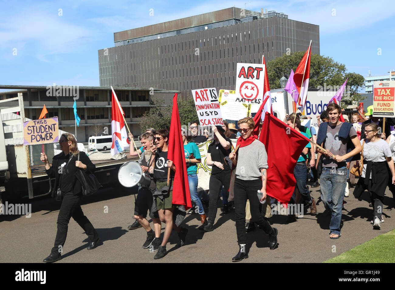 Sydney, Australia. 7 September 2016. Protesters assembled outside the ...