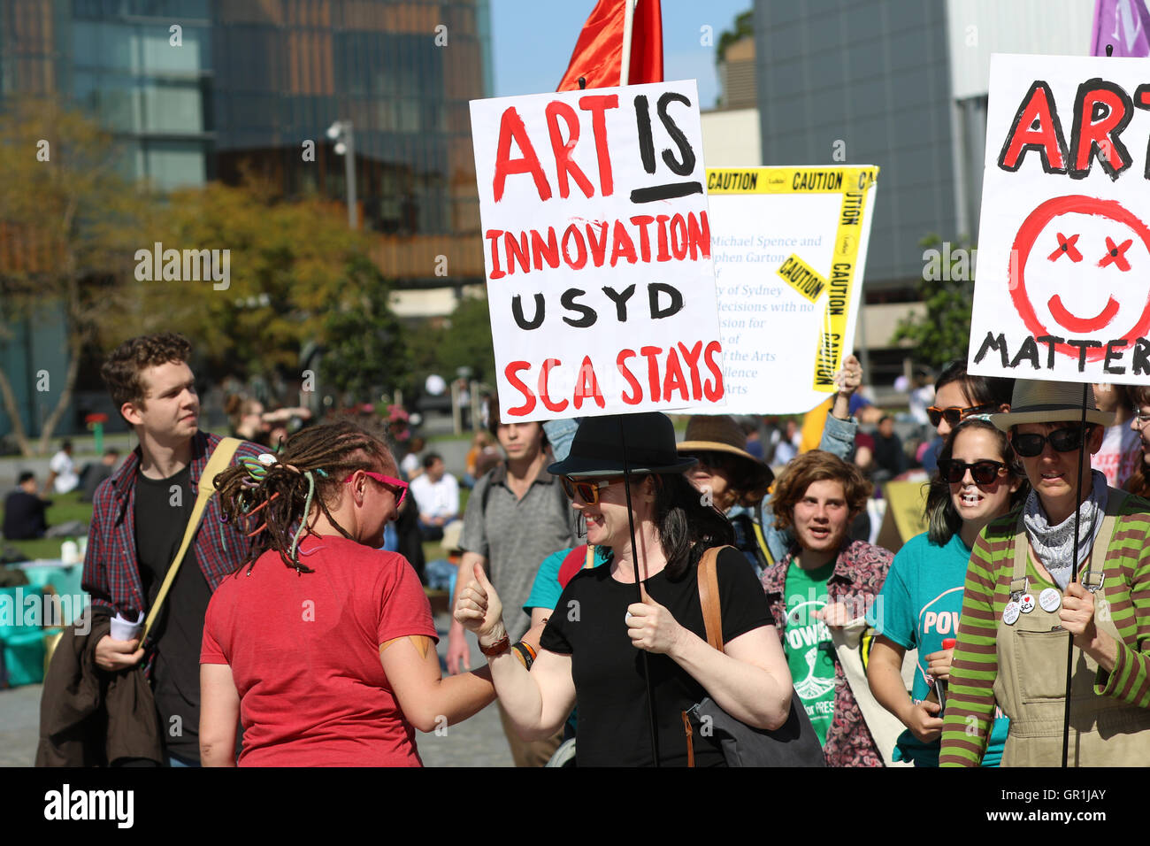 Sydney, Australia. 7 September 2016. Protesters assembled outside the ...