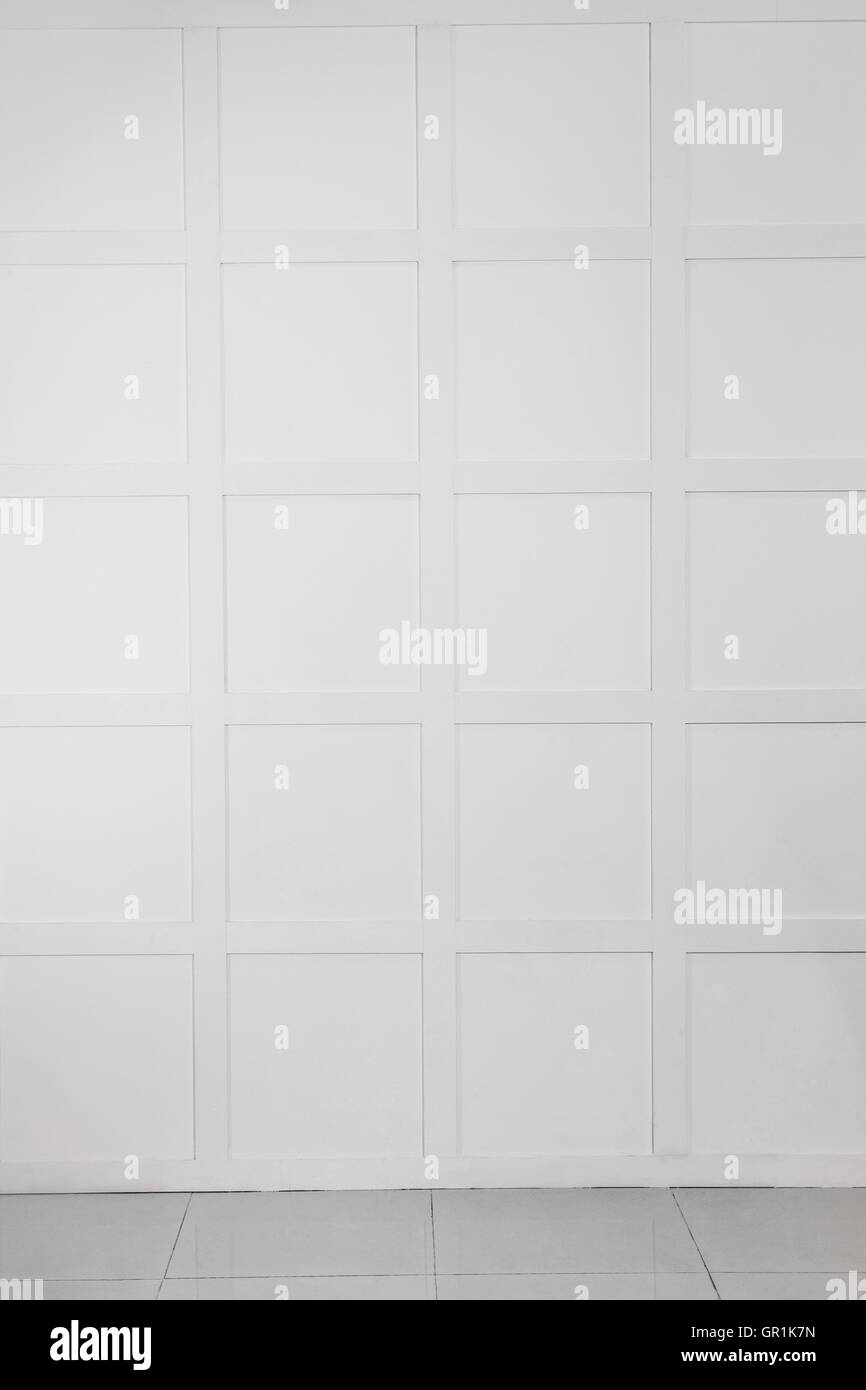 White wall with check patterns Stock Photo - Alamy