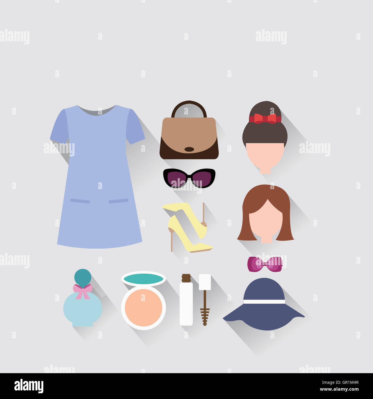 Women's fashion items and objects Stock Photo - Alamy