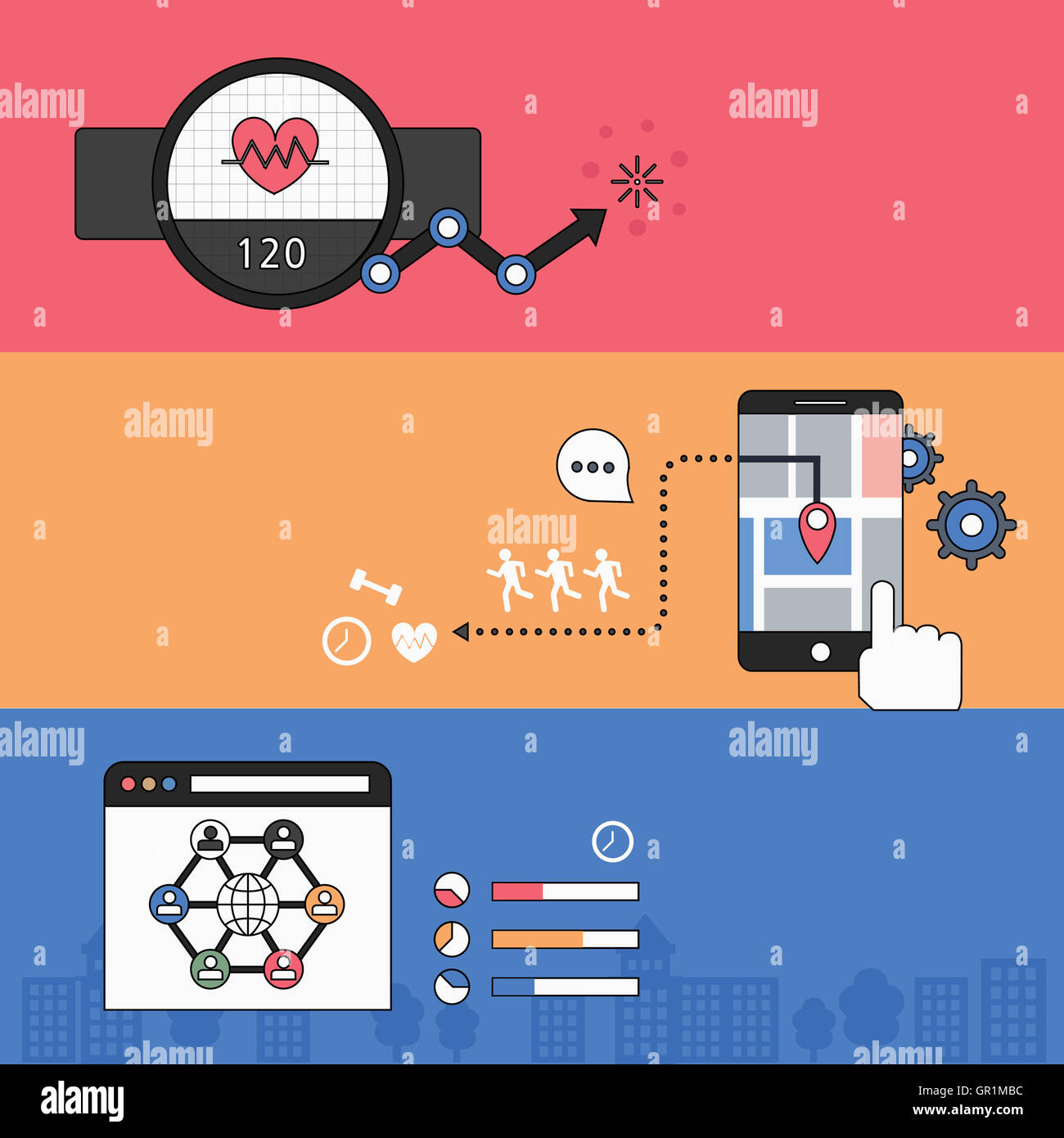 Illustration about smart era Stock Photo - Alamy