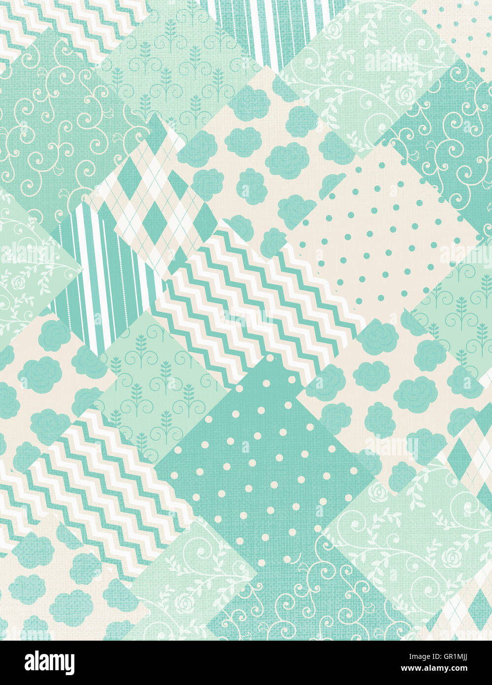 Green pastel color patterns Stock Photo - Alamy