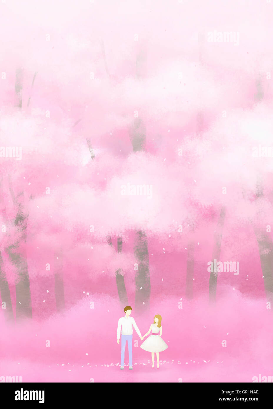 Romantic couple pink hi-res stock photography and images - Alamy
