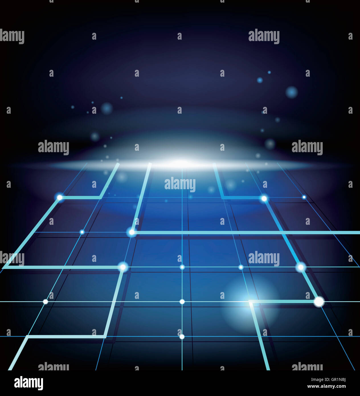 Illustration of future high-tech Stock Photo - Alamy