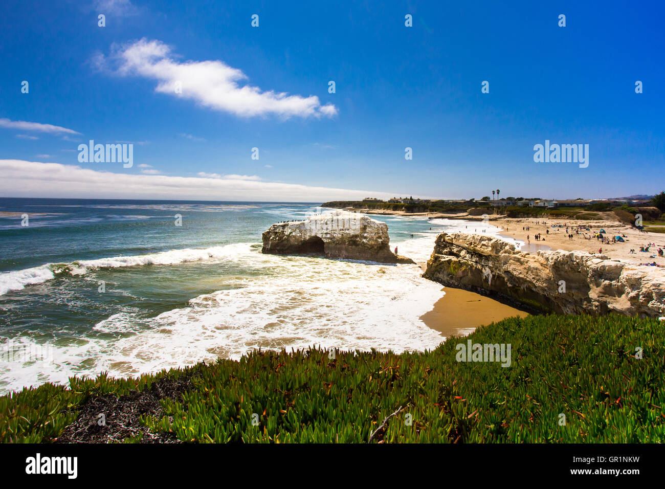 Natural Bridges at Santa Cruz California Stock Photo - Alamy