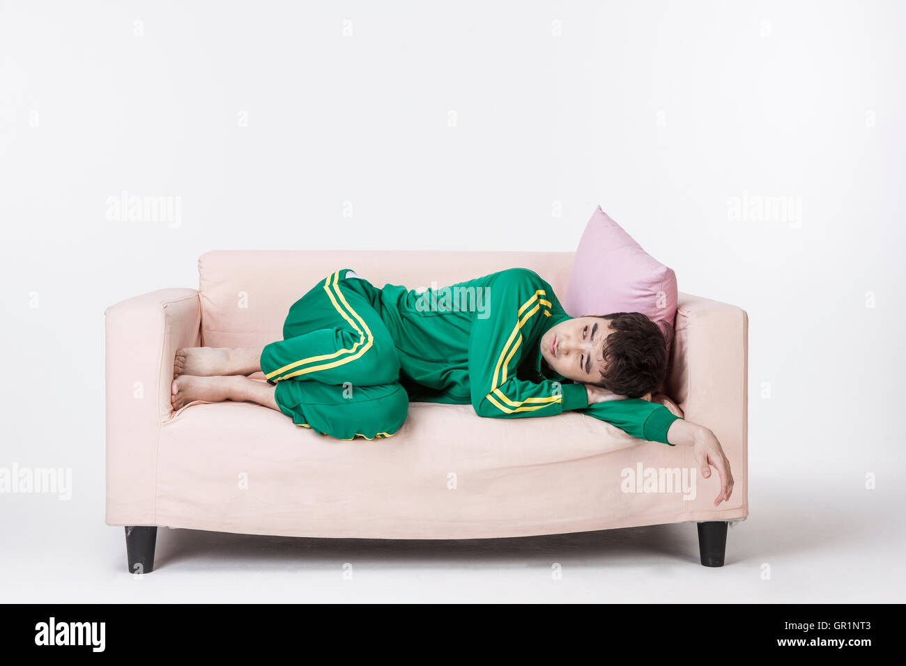 Lifestyle of unemployed young man Stock Photo - Alamy