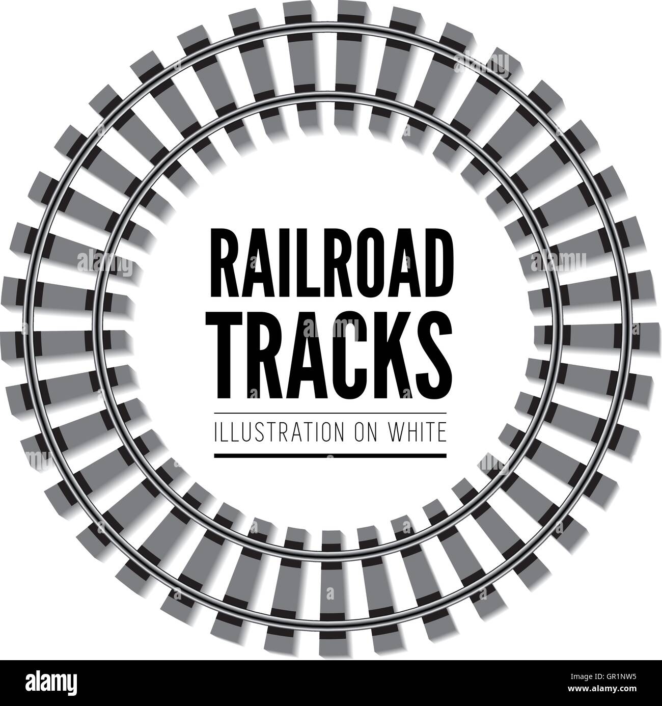 Station tracks Stock Vector Images - Alamy