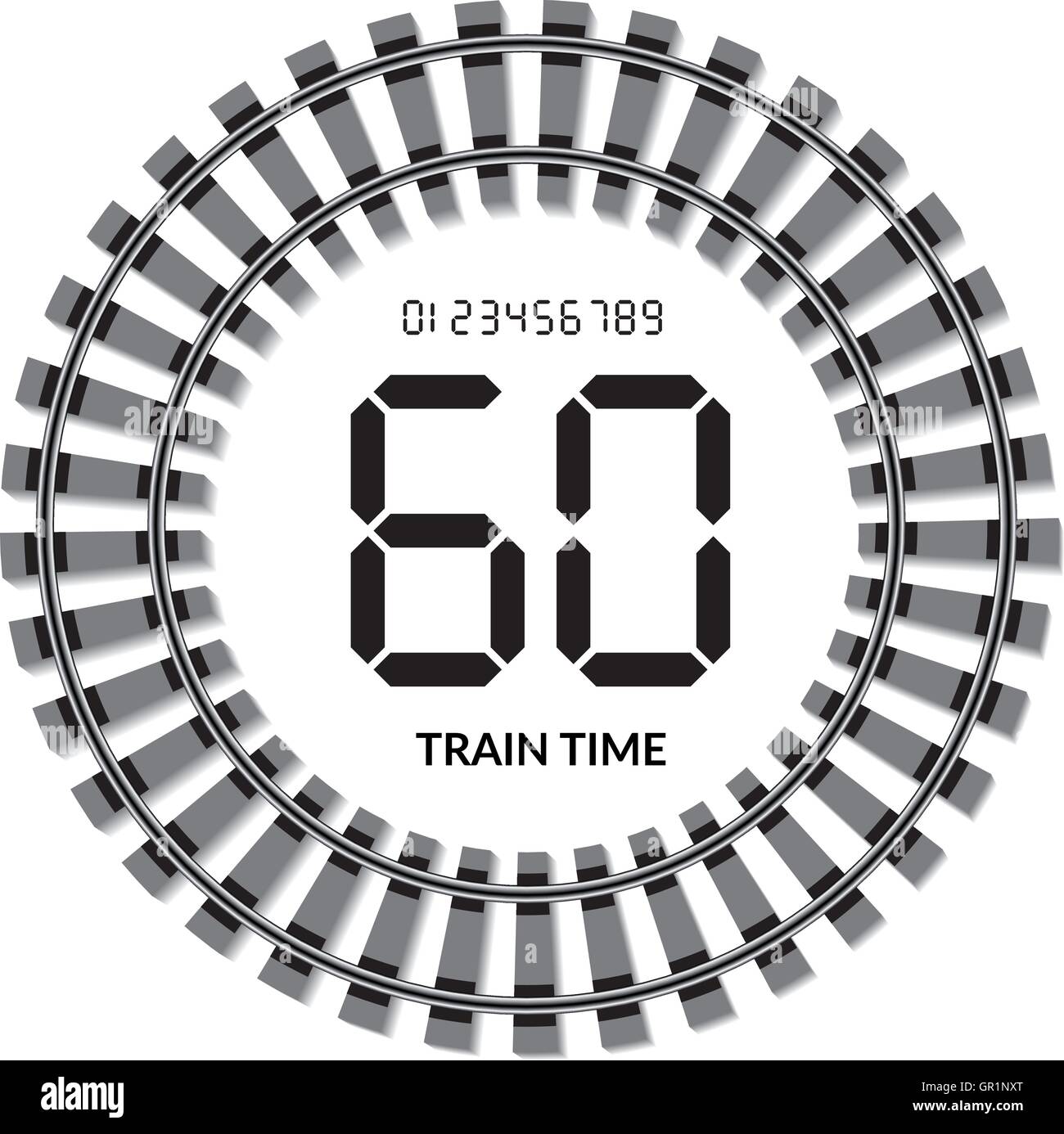 Train station schedule board Stock Vector Images - Alamy