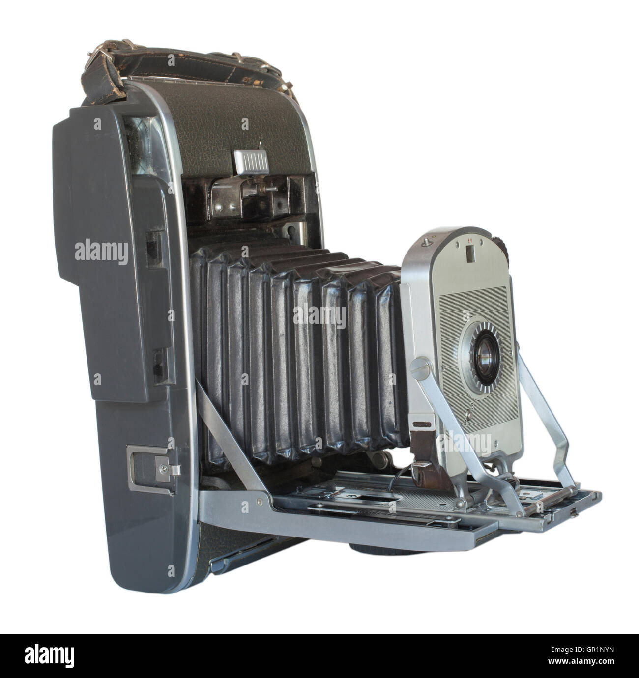 Old camera that used film that developed its own pictures fast Stock ...