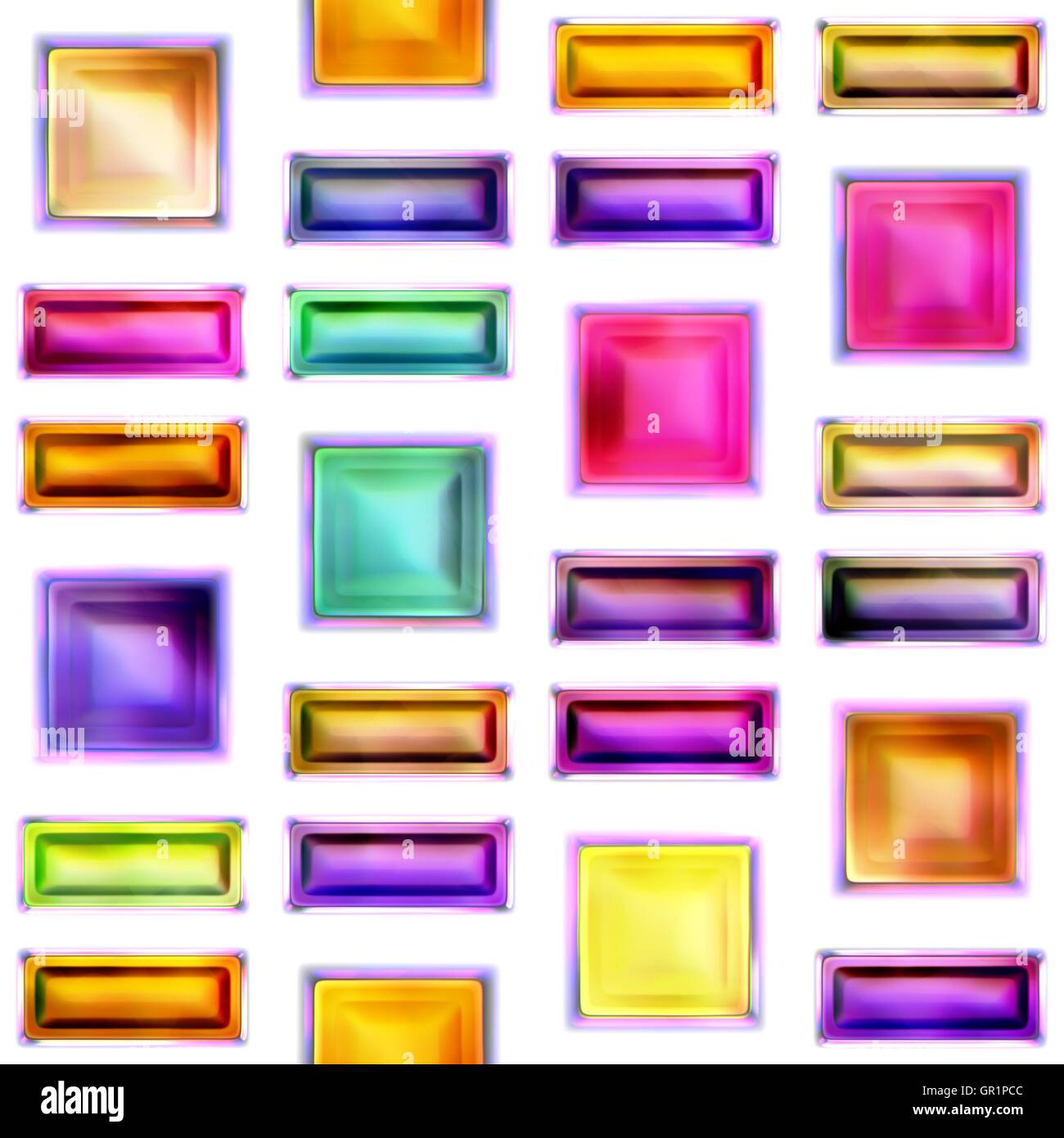 Seamless texture of abstract bright shiny colorful geometric shapes ...