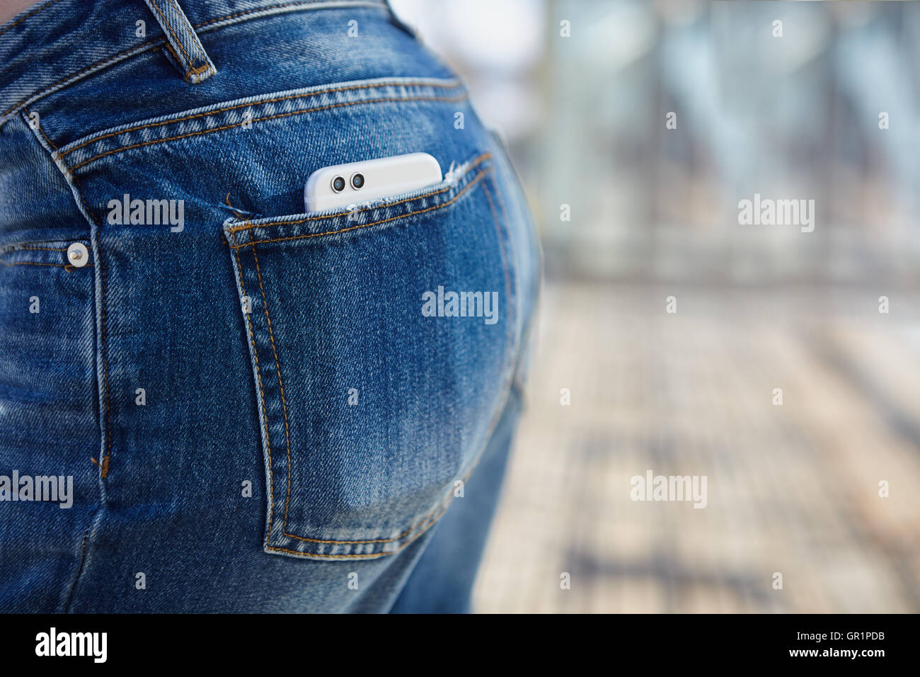 Jeans double back pocket hi-res stock photography and images - Alamy