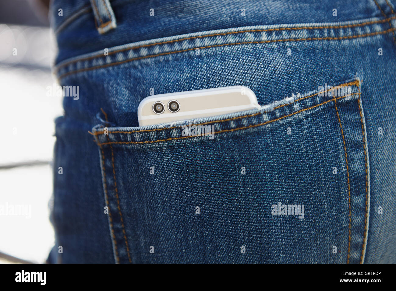 Jeans double back pocket hi-res stock photography and images - Alamy