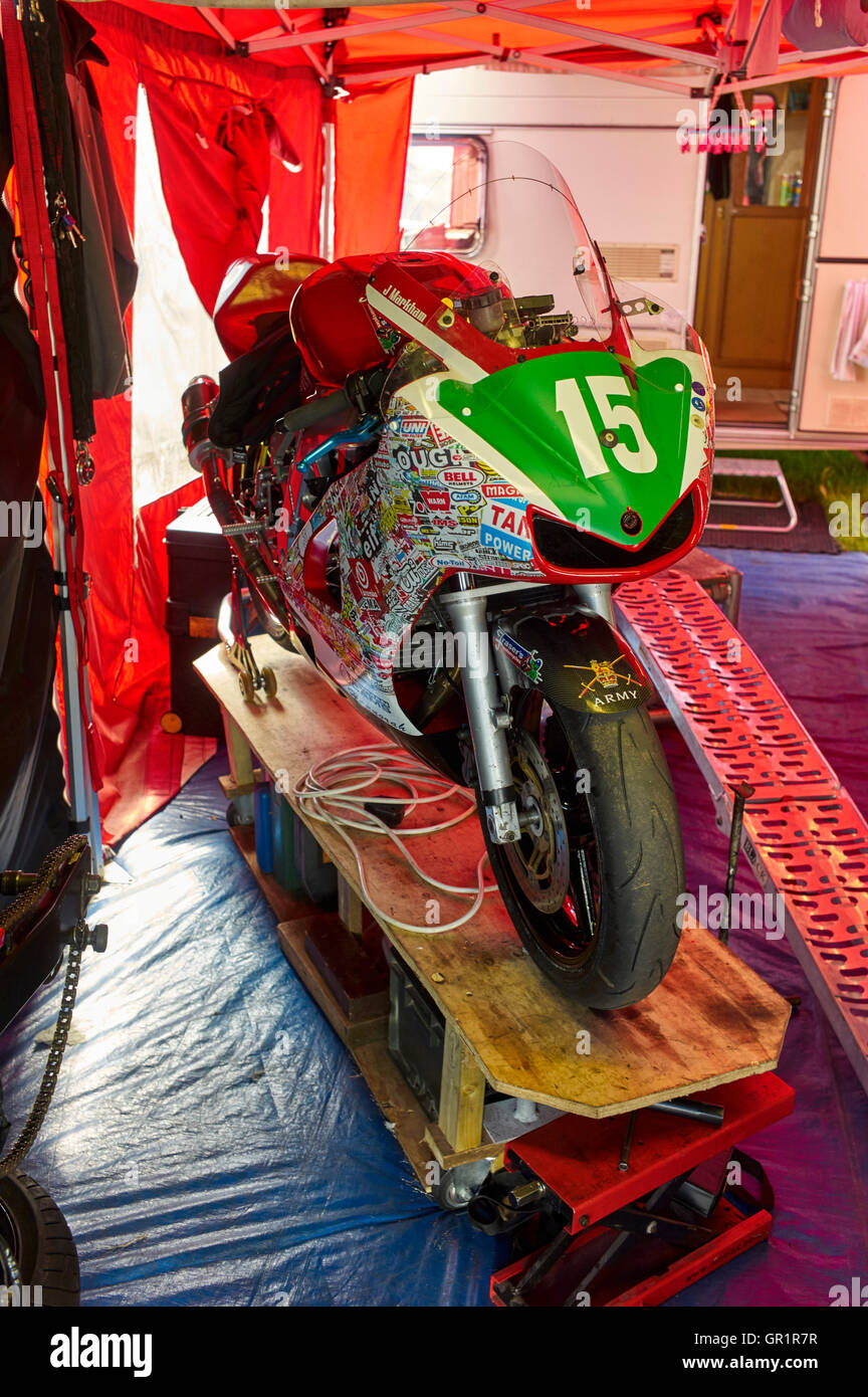 Motorcycles at grandstand hi-res stock photography and images - Alamy
