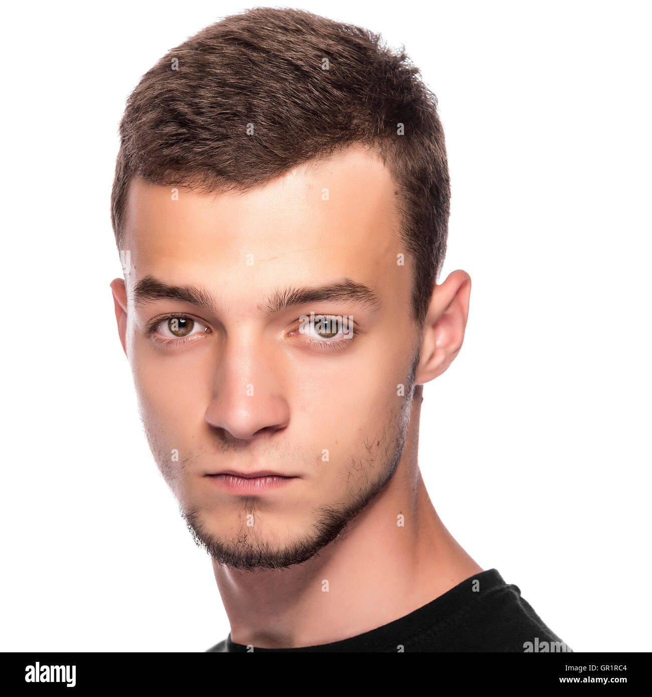 Portrait of an handsome man on white background Stock Photo - Alamy