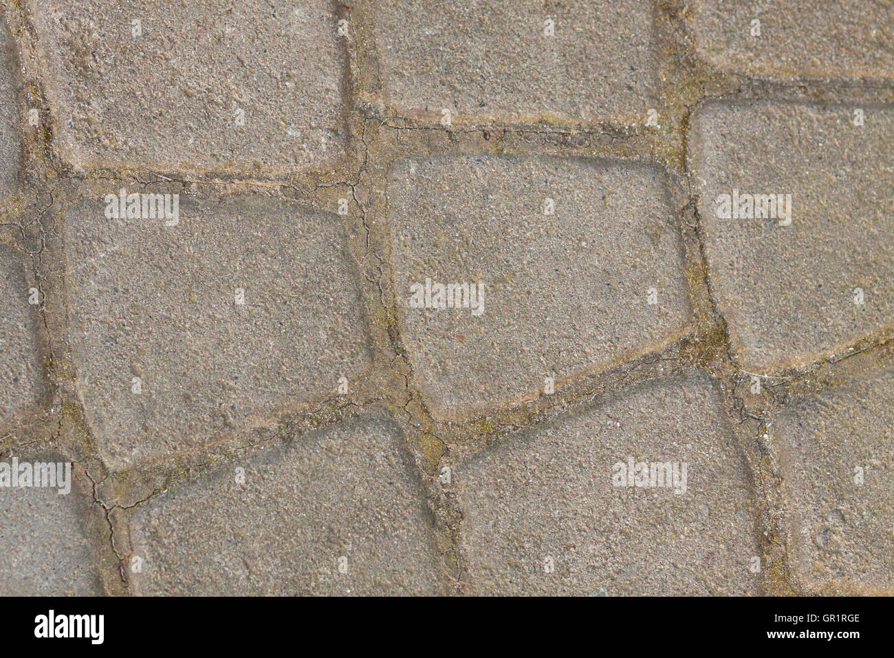 Gray Pavement - Rectangular and Small and Big Square. Seamless Tileable ...