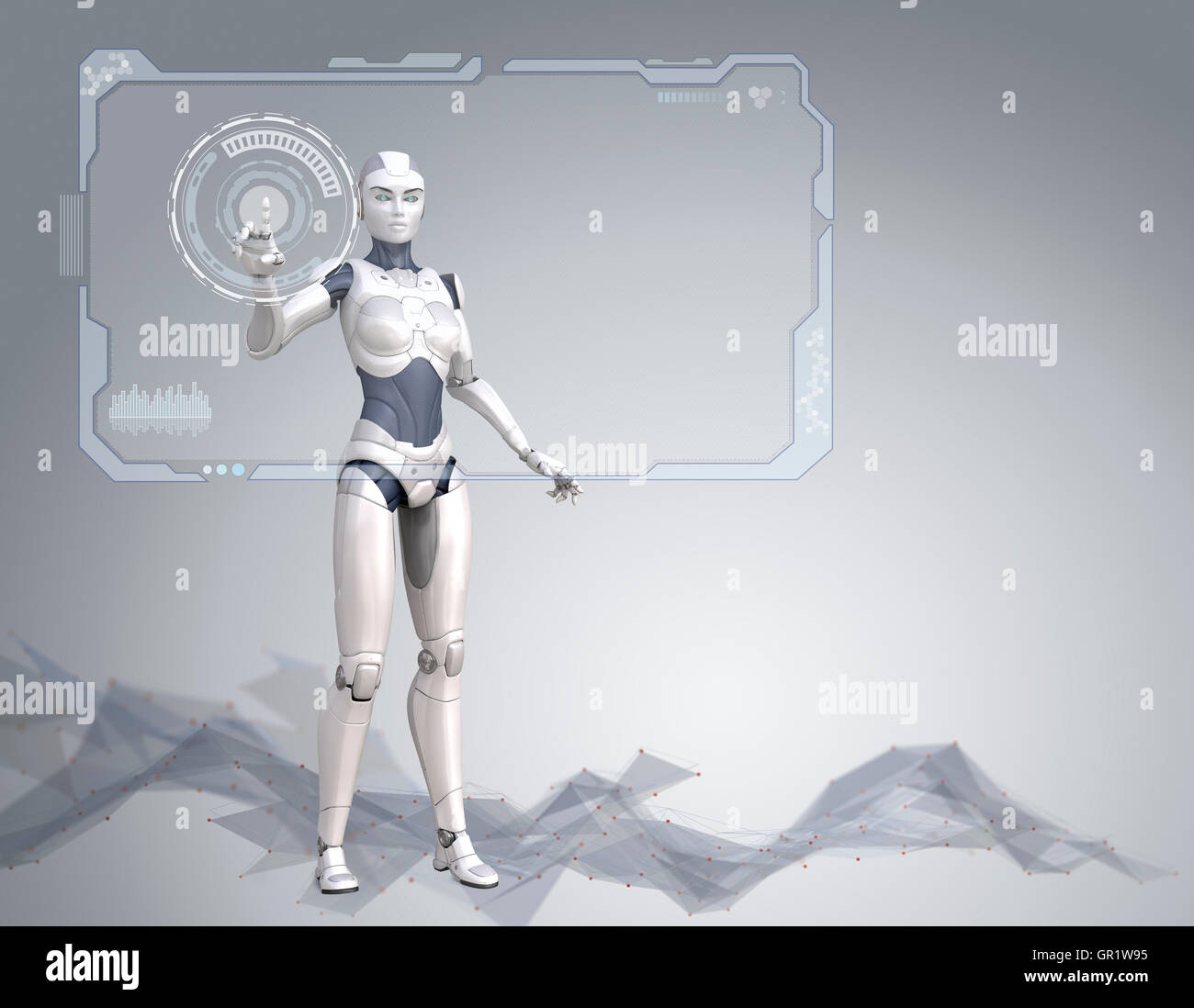 Monitor screen robot hi-res stock photography and images - Alamy