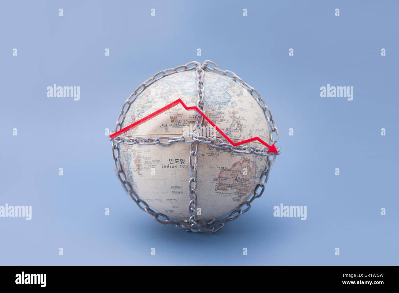 Depression of global business Stock Photo - Alamy