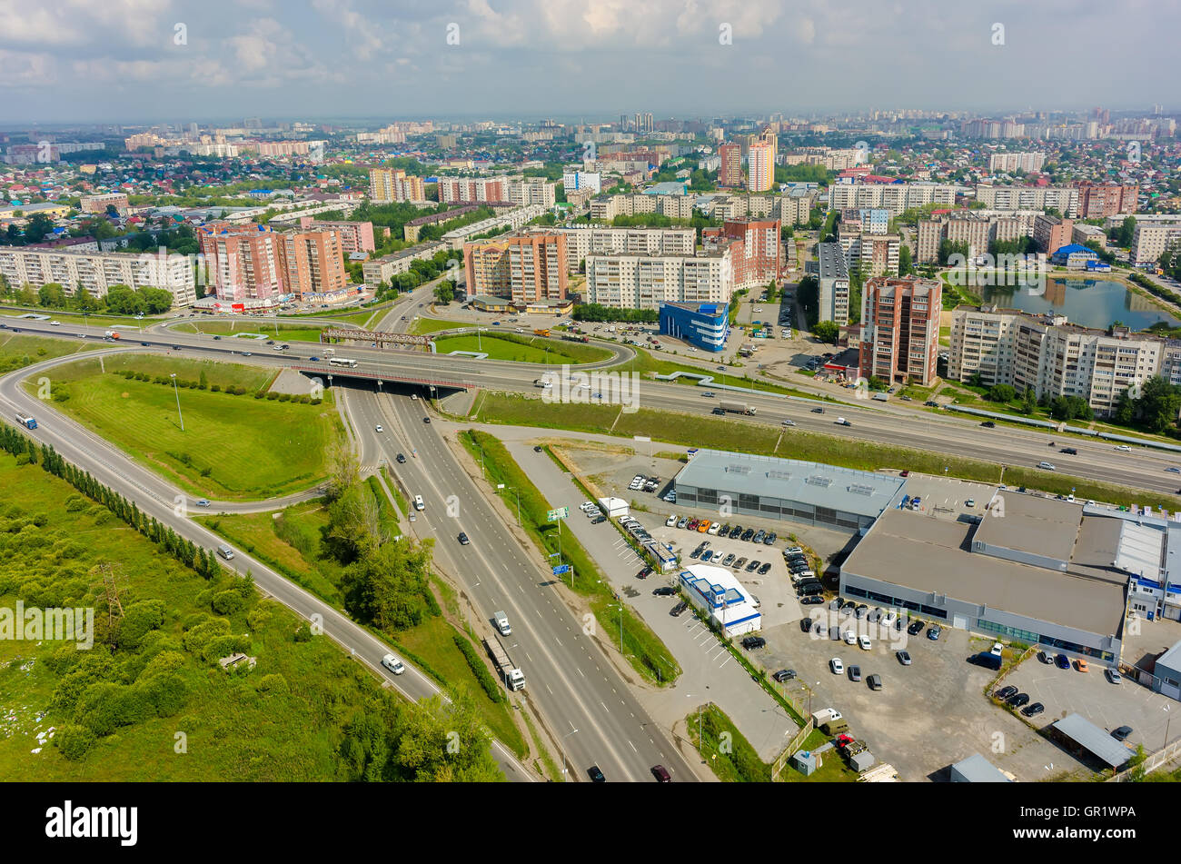 Interchange bridge direction hi-res stock photography and images - Alamy