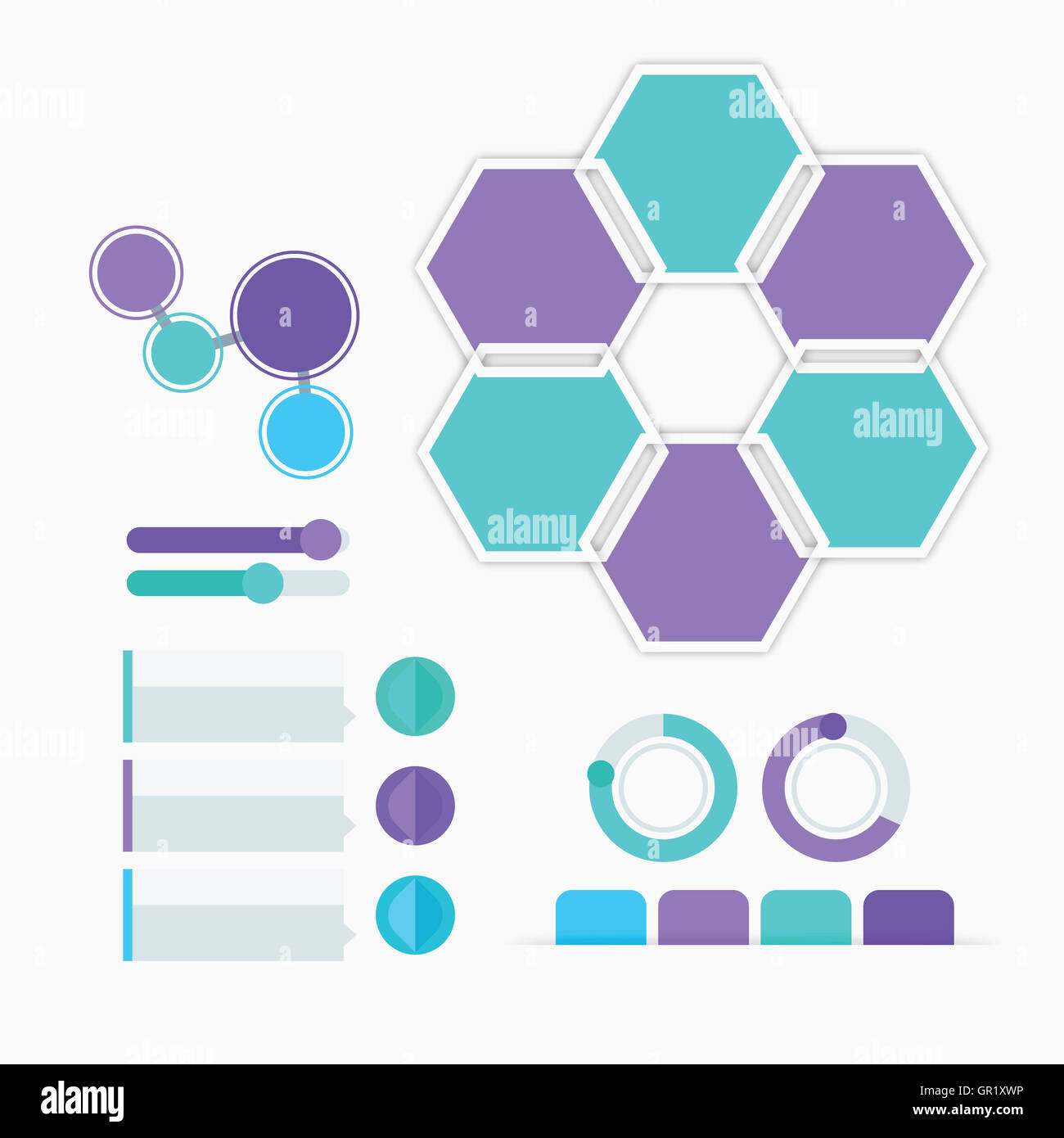 Various infographic diagrams Stock Photo - Alamy