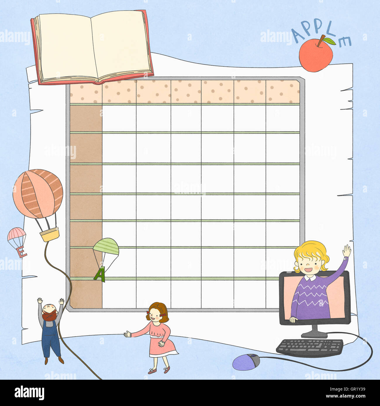 Background of timetable Stock Photo - Alamy