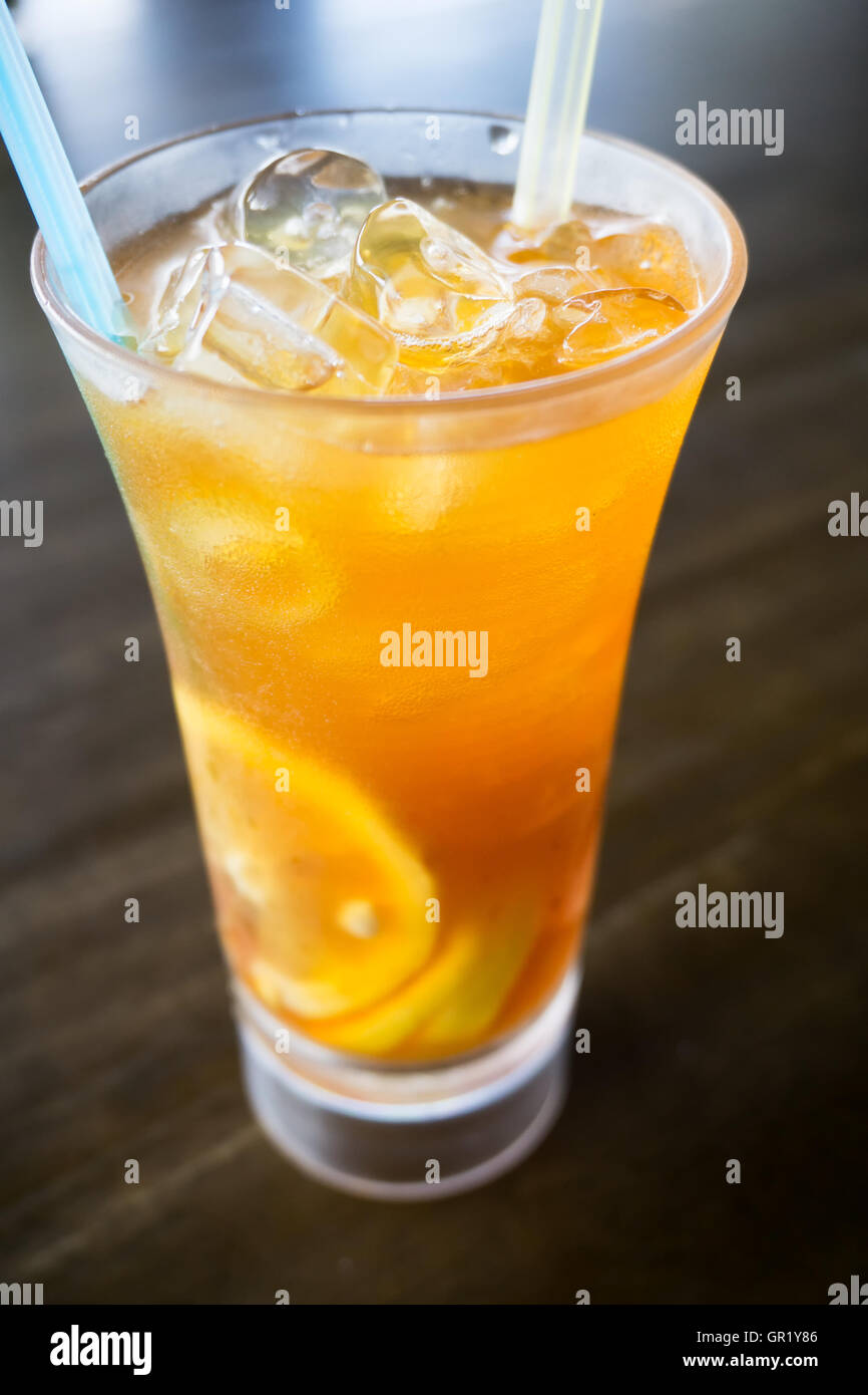 Ice lemon tea hi-res stock photography and images - Alamy