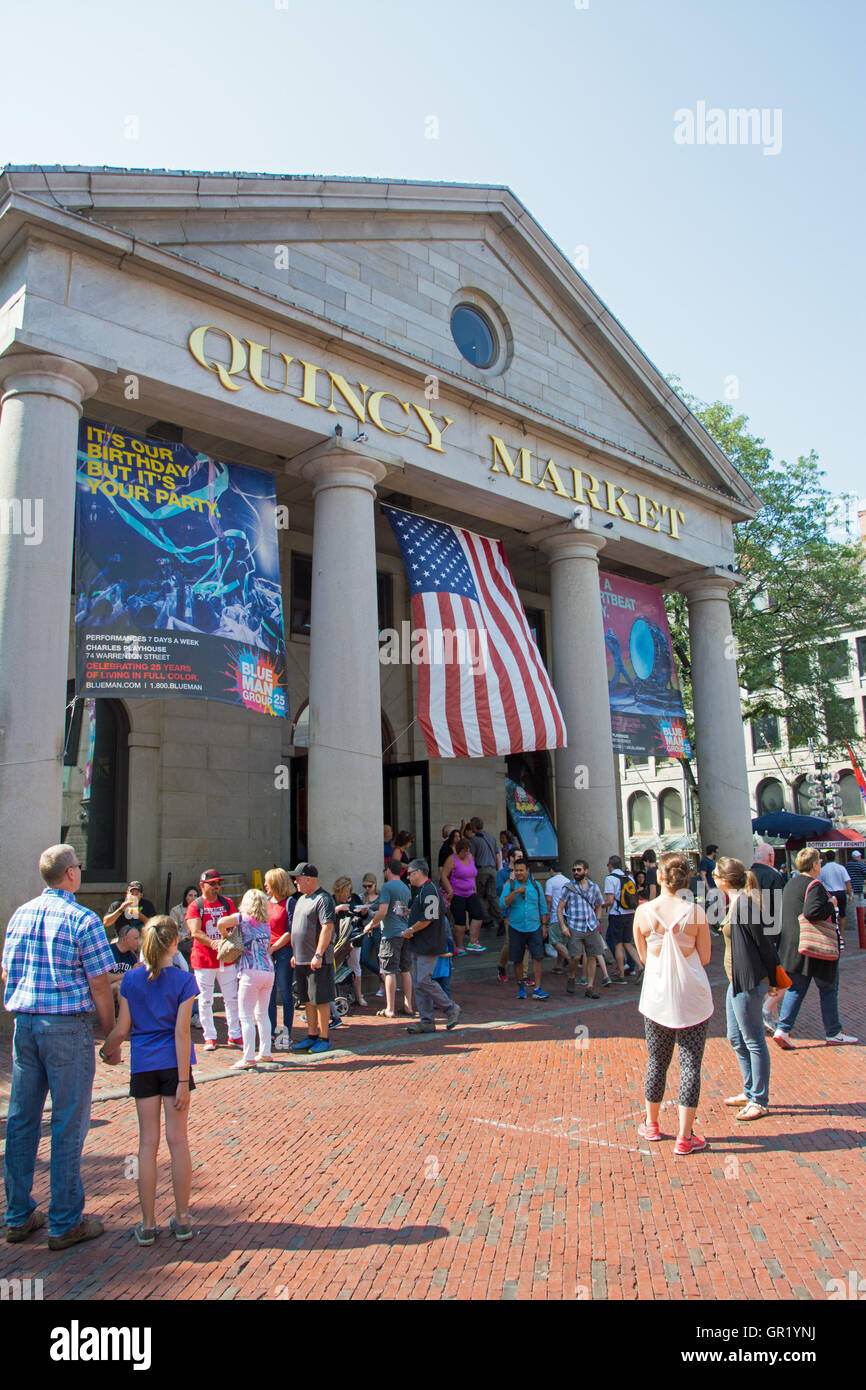 Boston Quincy Market Stock Photo - Alamy
