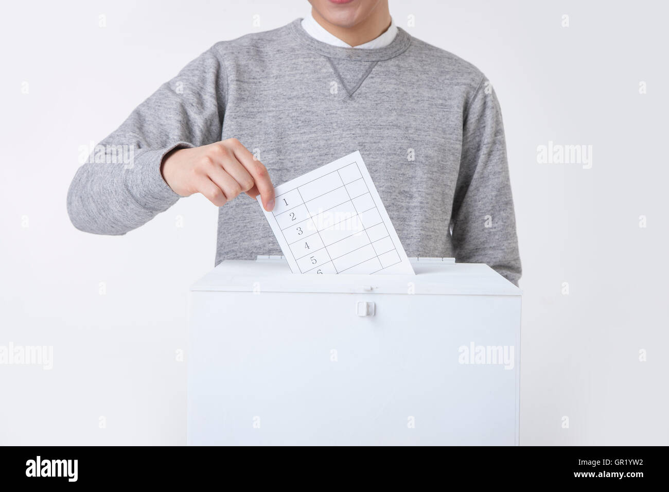 Voting man hi-res stock photography and images - Alamy
