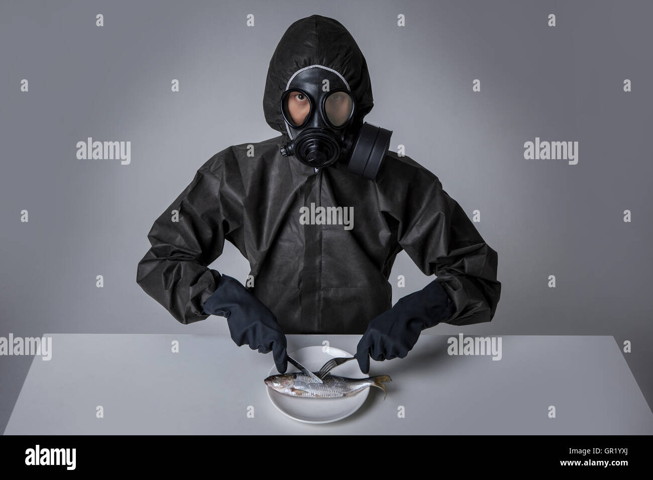 Man wearing fish hi-res stock photography and images - Alamy