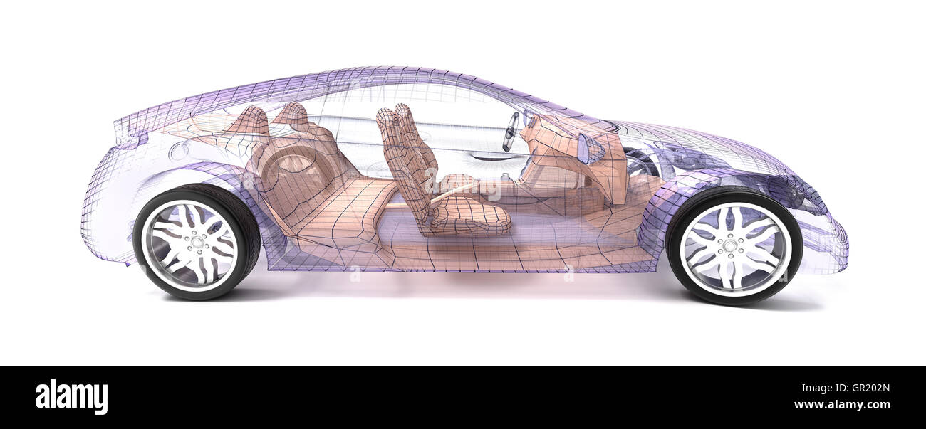 Wire model car hi-res stock photography and images - Alamy