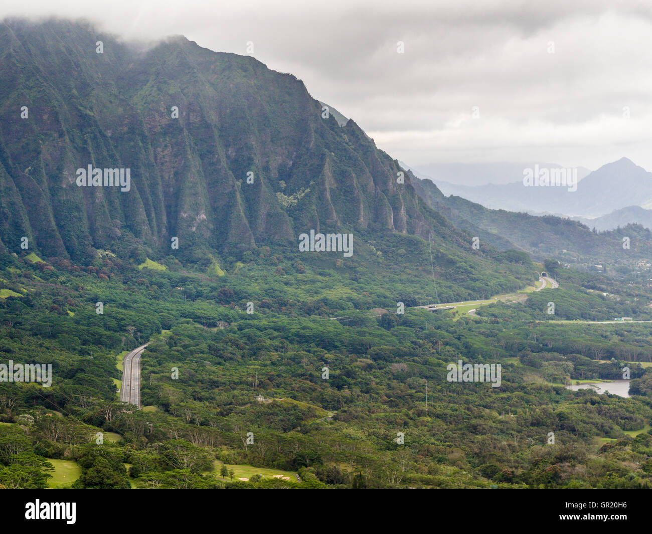 Pali highway hi-res stock photography and images - Alamy