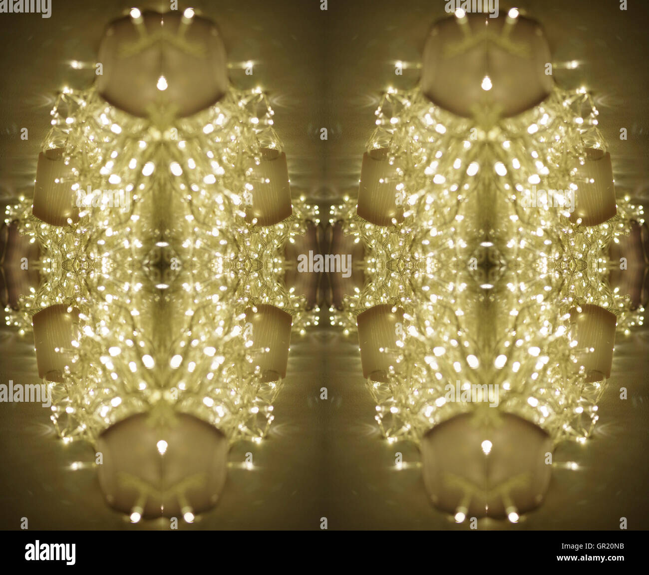 Abstract Tree Lights Stock Photo - Alamy