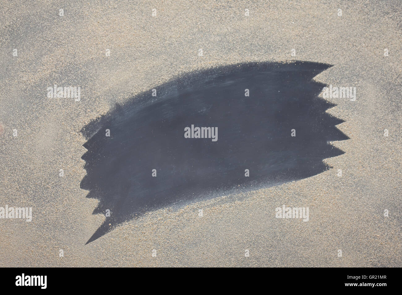 Danger of yellow dust Stock Photo - Alamy