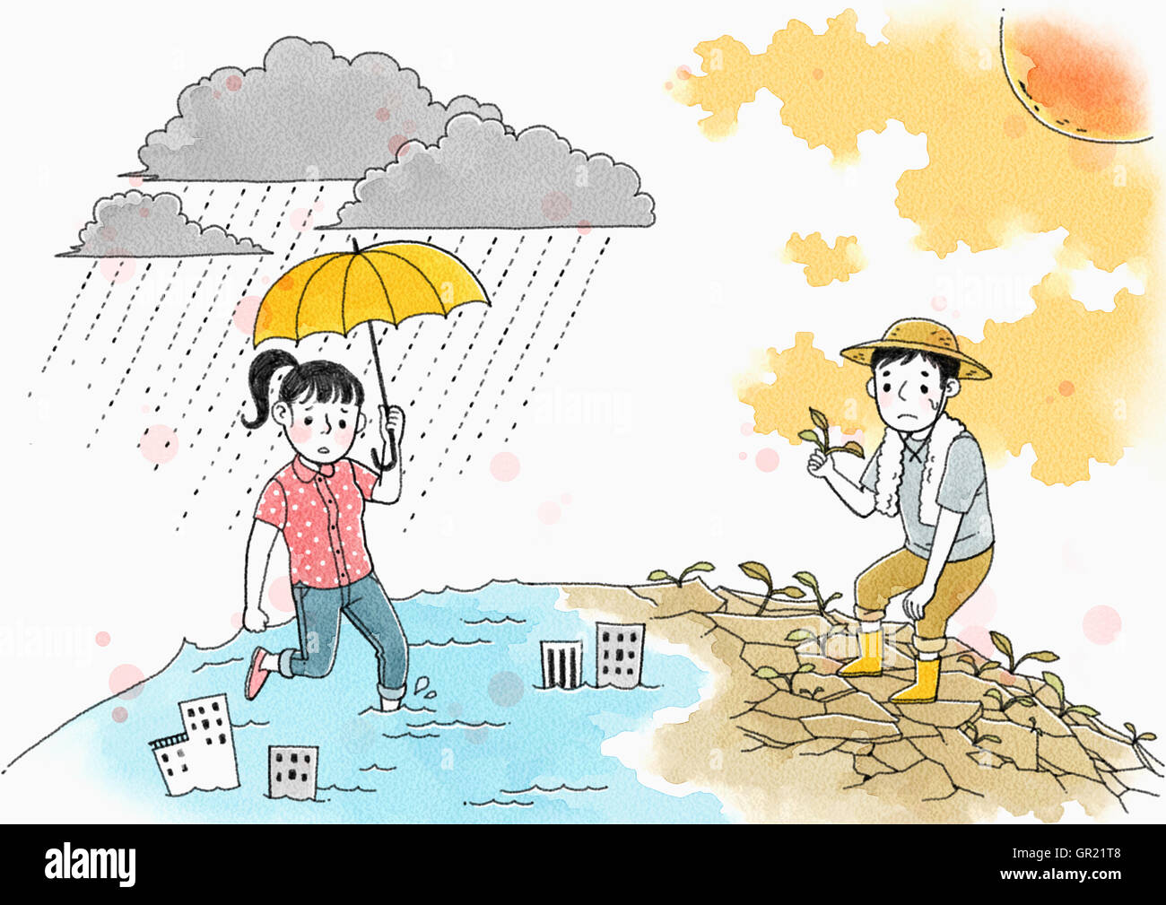 Abnormal climate changes Stock Photo - Alamy