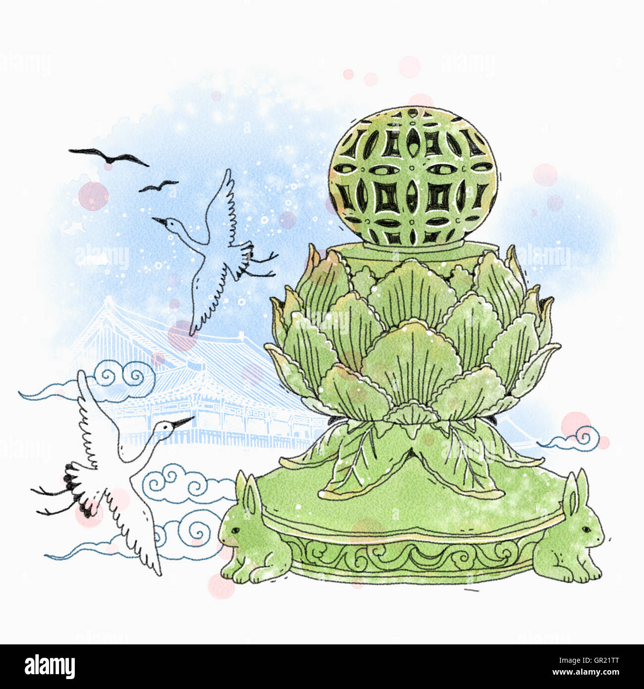 Traditional Korean cultural assets Stock Photo - Alamy