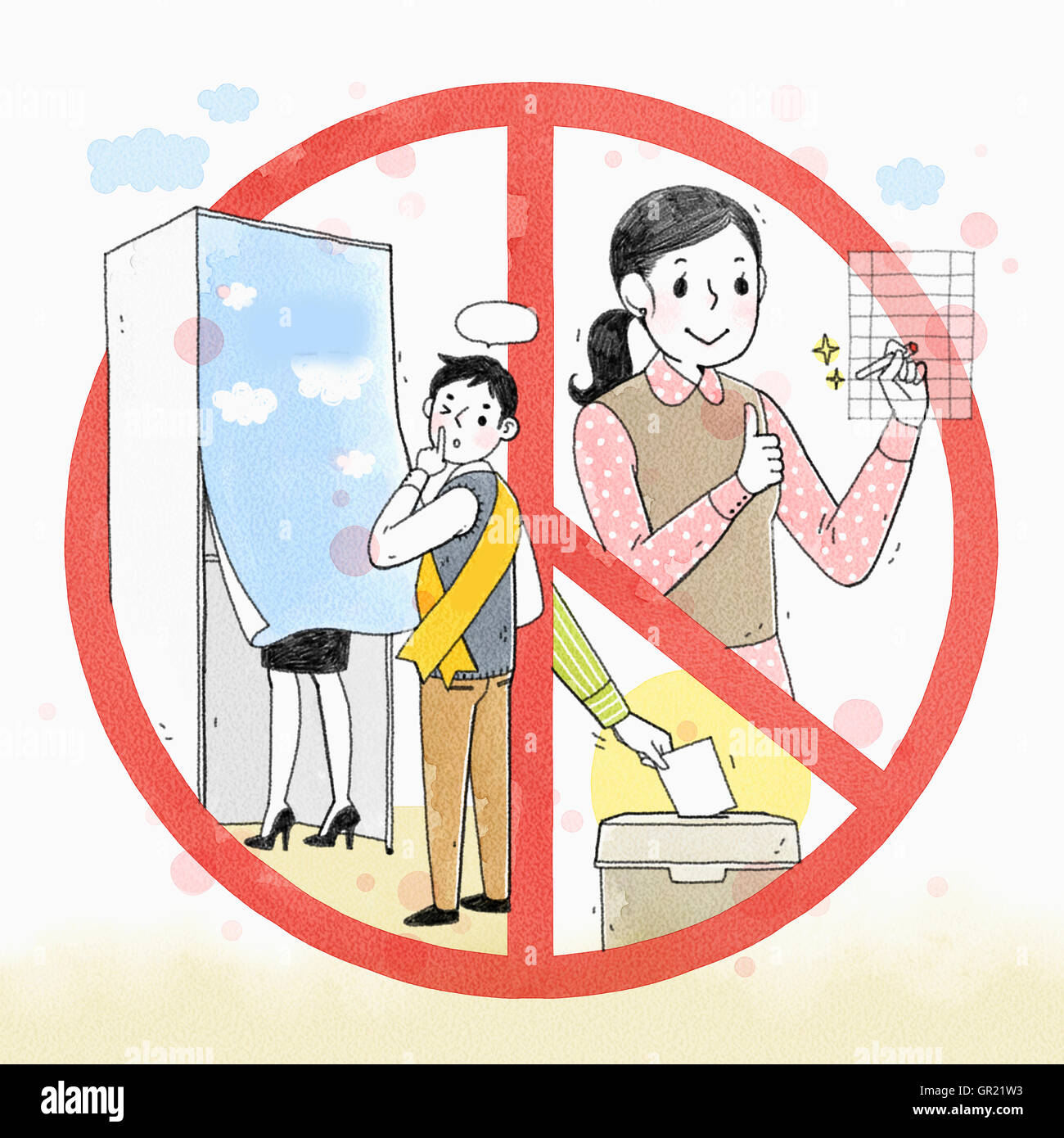 Secret voting hi-res stock photography and images - Alamy