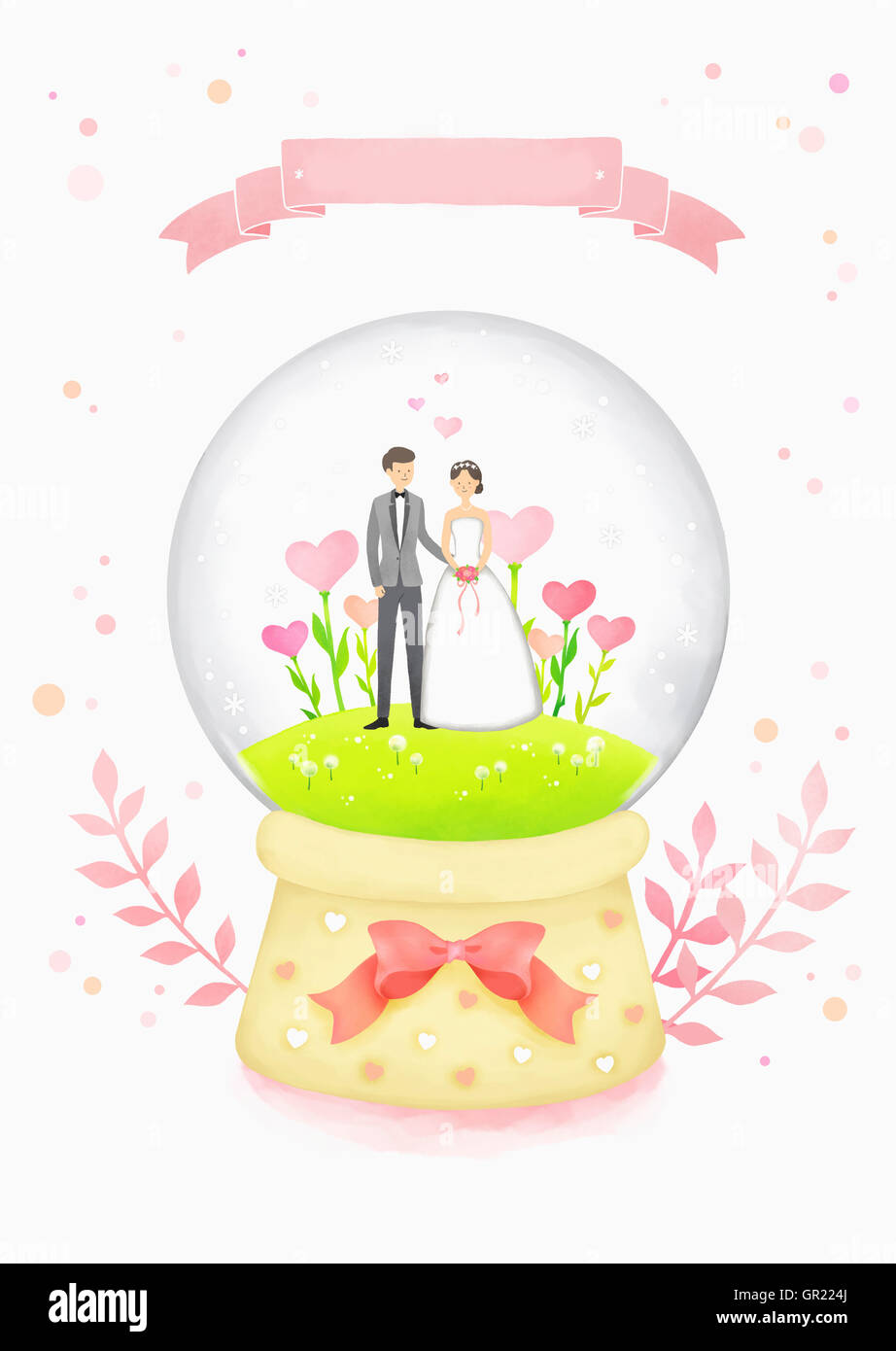 Loving wedding couple Stock Photo - Alamy