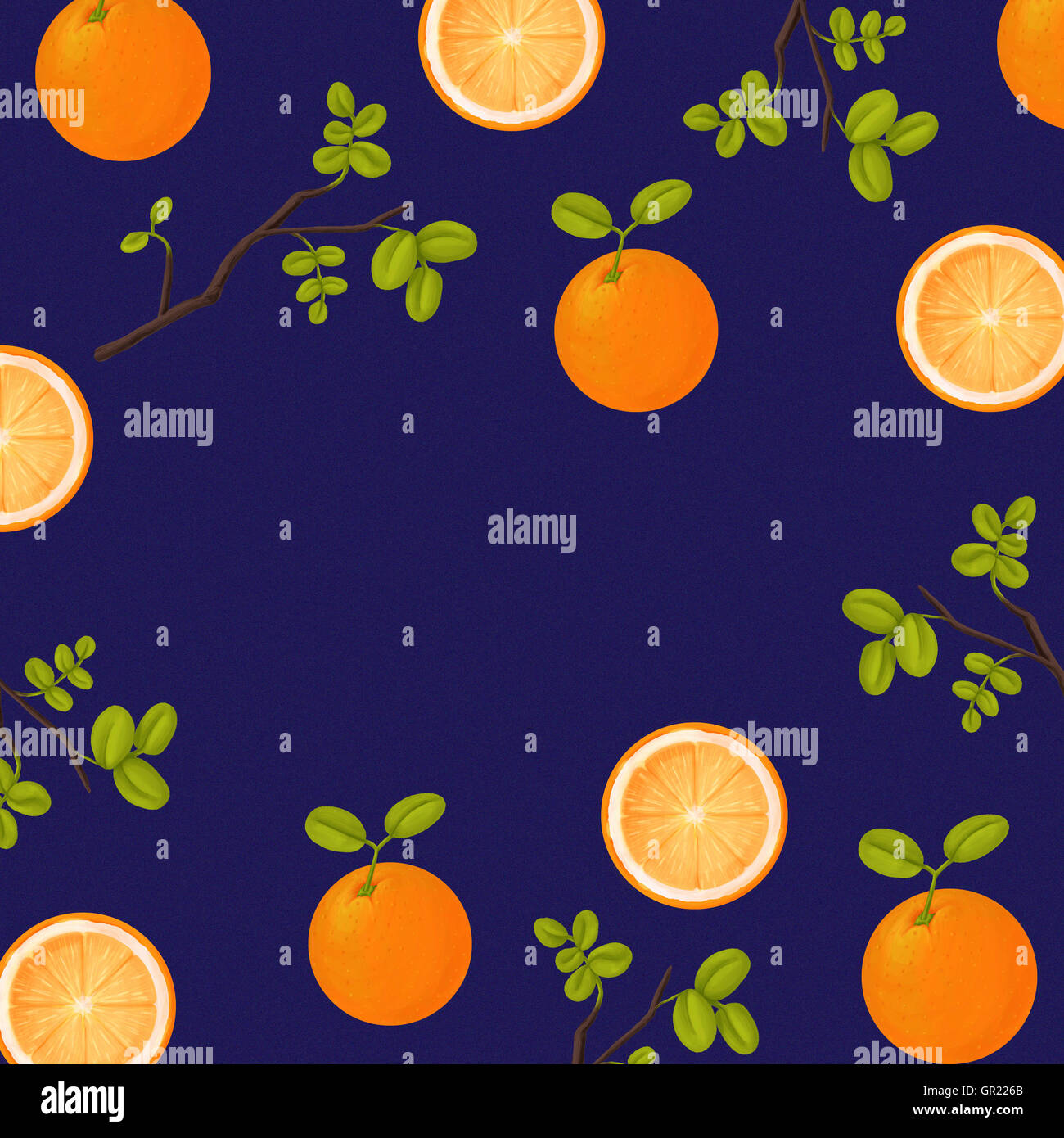 Background with oranges Stock Photo - Alamy