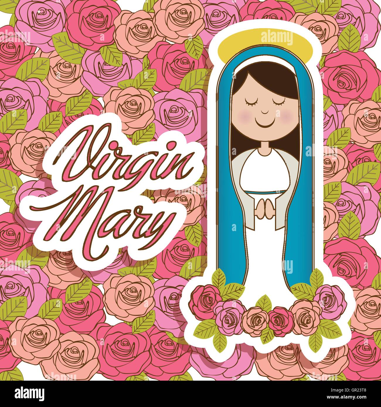 Mary daughter god Stock Vector Images - Alamy