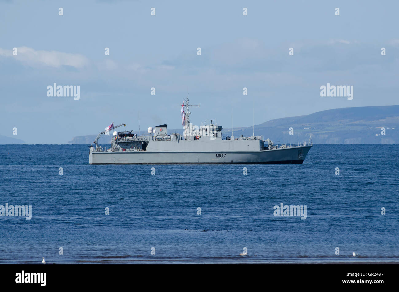 HMS Pembroke,warship at the Scottish airshow Stock Photo - Alamy