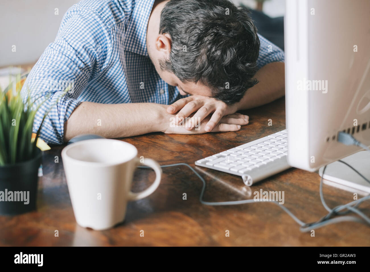 Tired Worker High Resolution Stock Photography and Images - Alamy