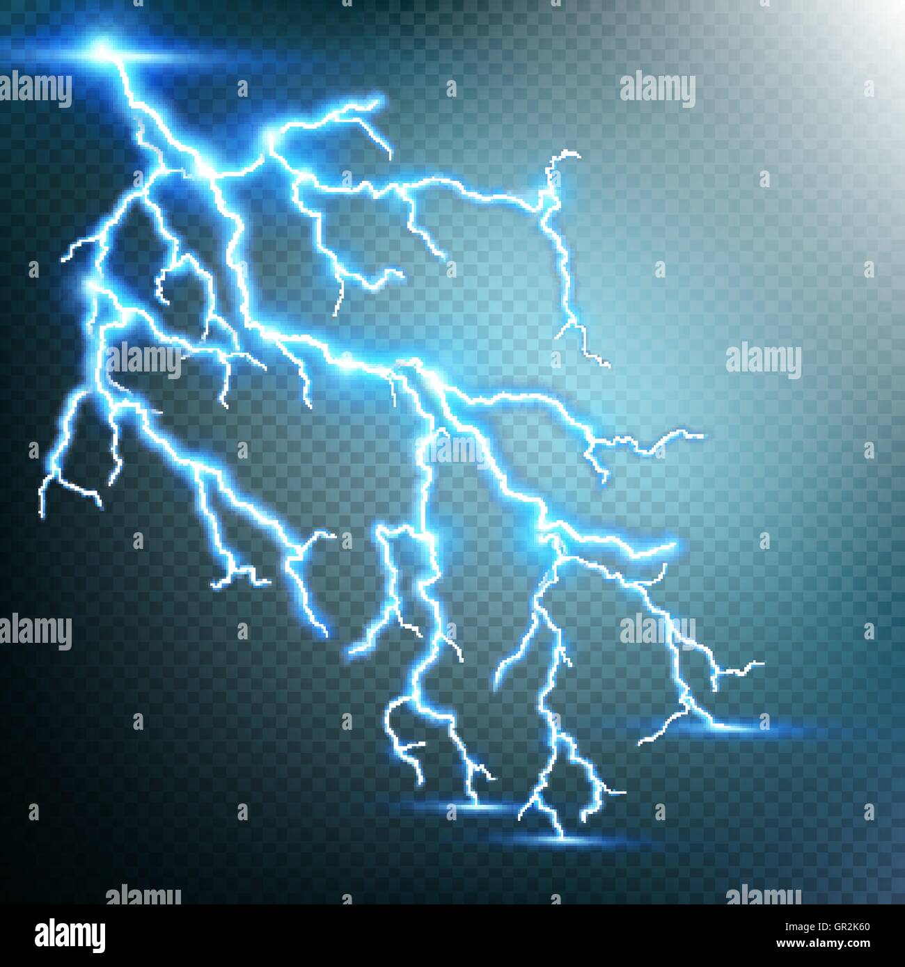 Thunder storm realistic lightning eps hi-res stock photography and ...